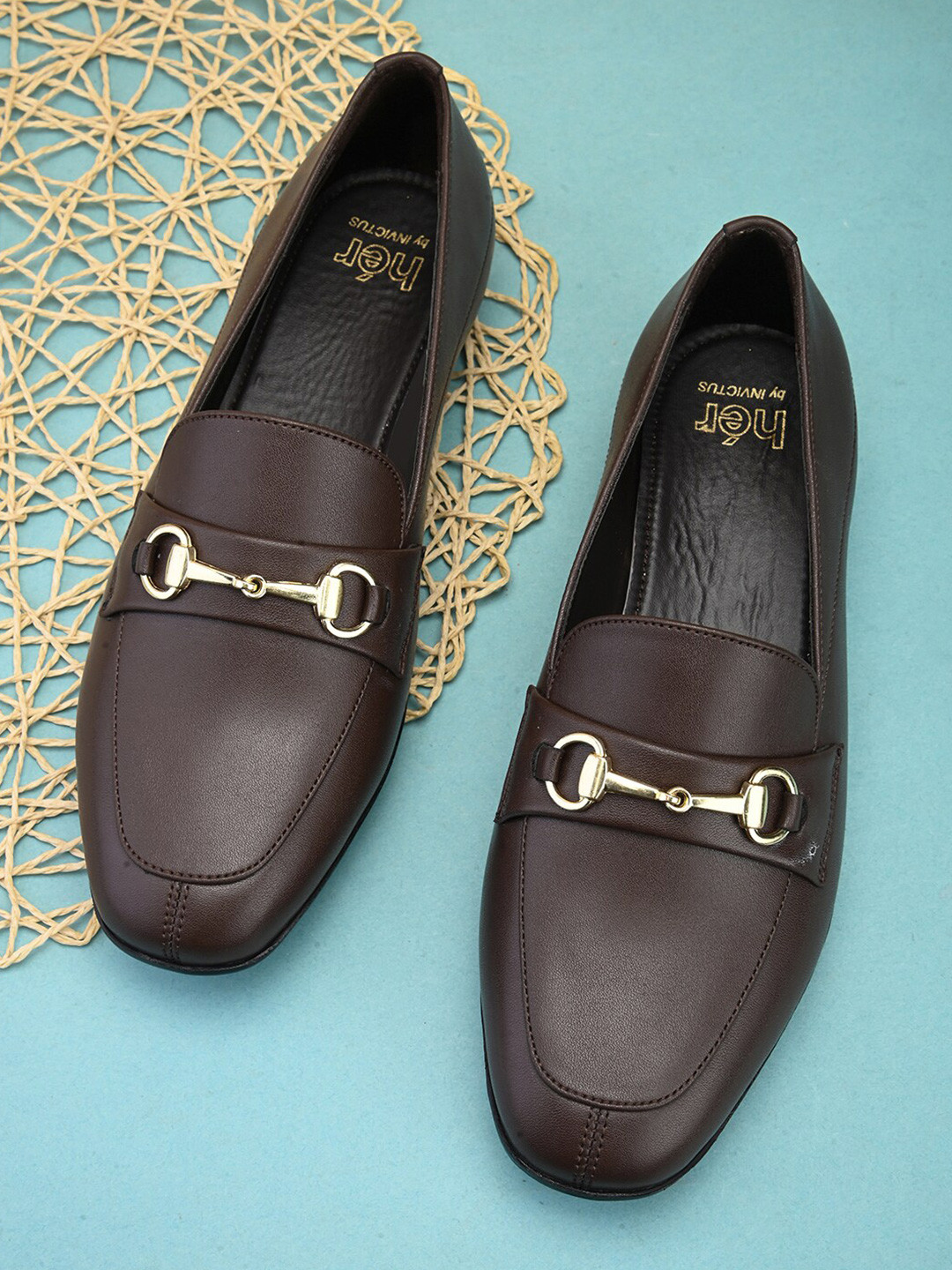 Buy Her By Invictus Embellished Detail Loafers - Casual Shoes for Women ...