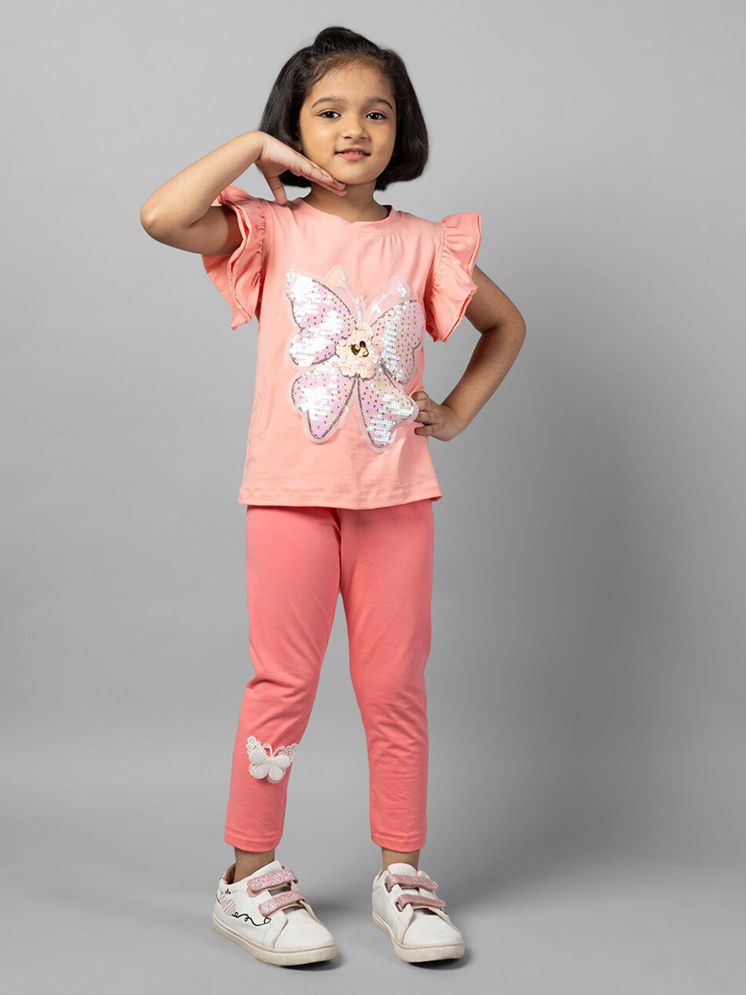 Buy ZIP ZAP ZOOP Girls Embellished Top With Trousers - Clothing Set for ...