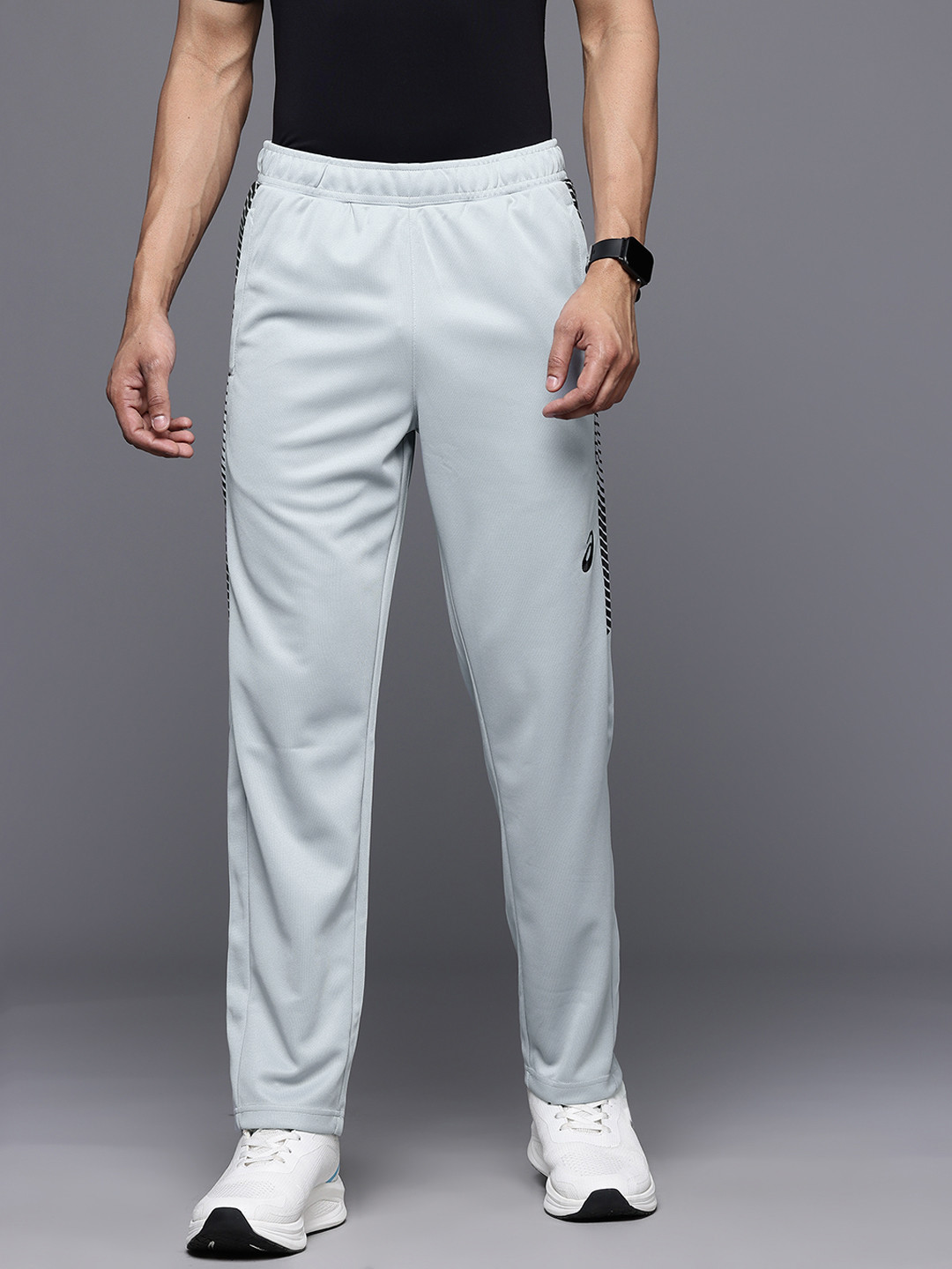 Buy ASICS Men Diagonal Stripes Track Pants - Track Pants for Men ...