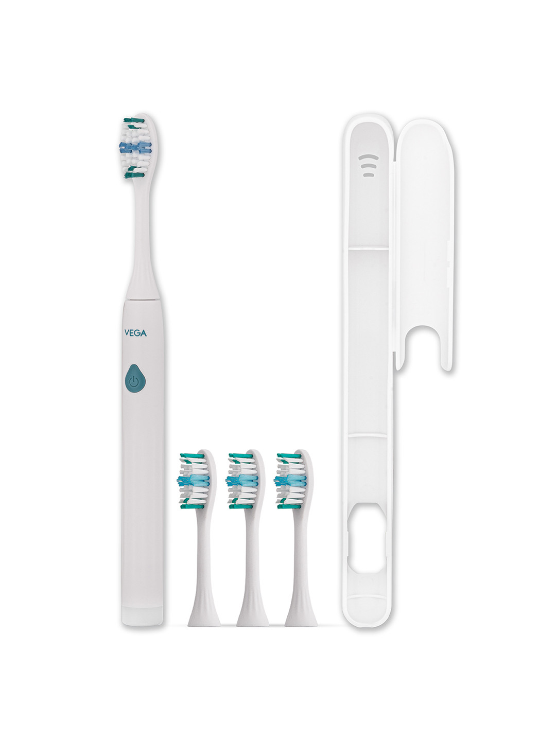 Buy VEGA VETB 01 CareOne C1 Battery Powered Electric Toothbrush With 3 Brush Heads White ...