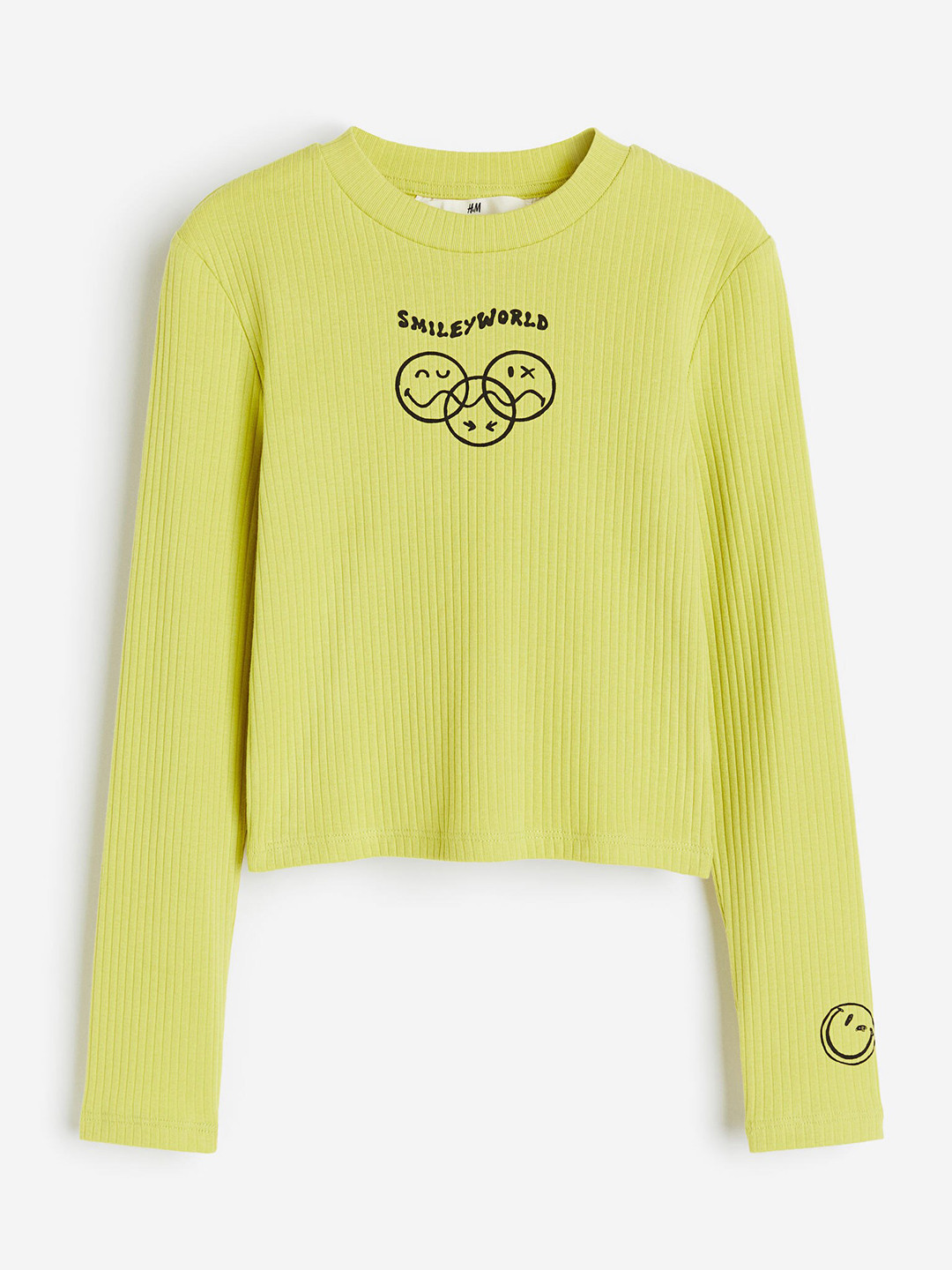 Buy H&M Girls Ribbed Jersey Top - Tops for Girls 27026324 | Myntra