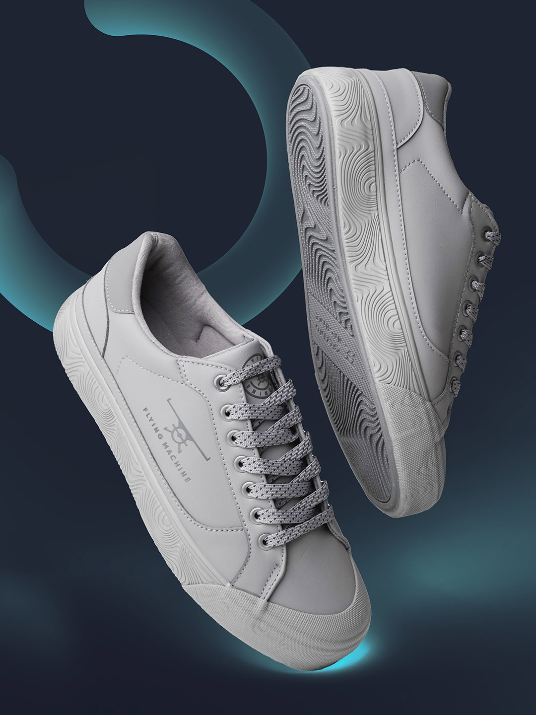 Buy Flying Machine Men Round Toe Lace Ups Sneakers - Casual Shoes for ...