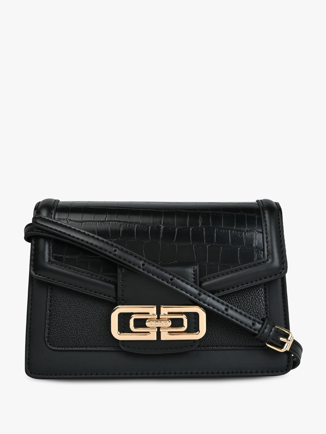 Buy ALDO Textured Structured Sling Bag With Quilted - Handbags for ...