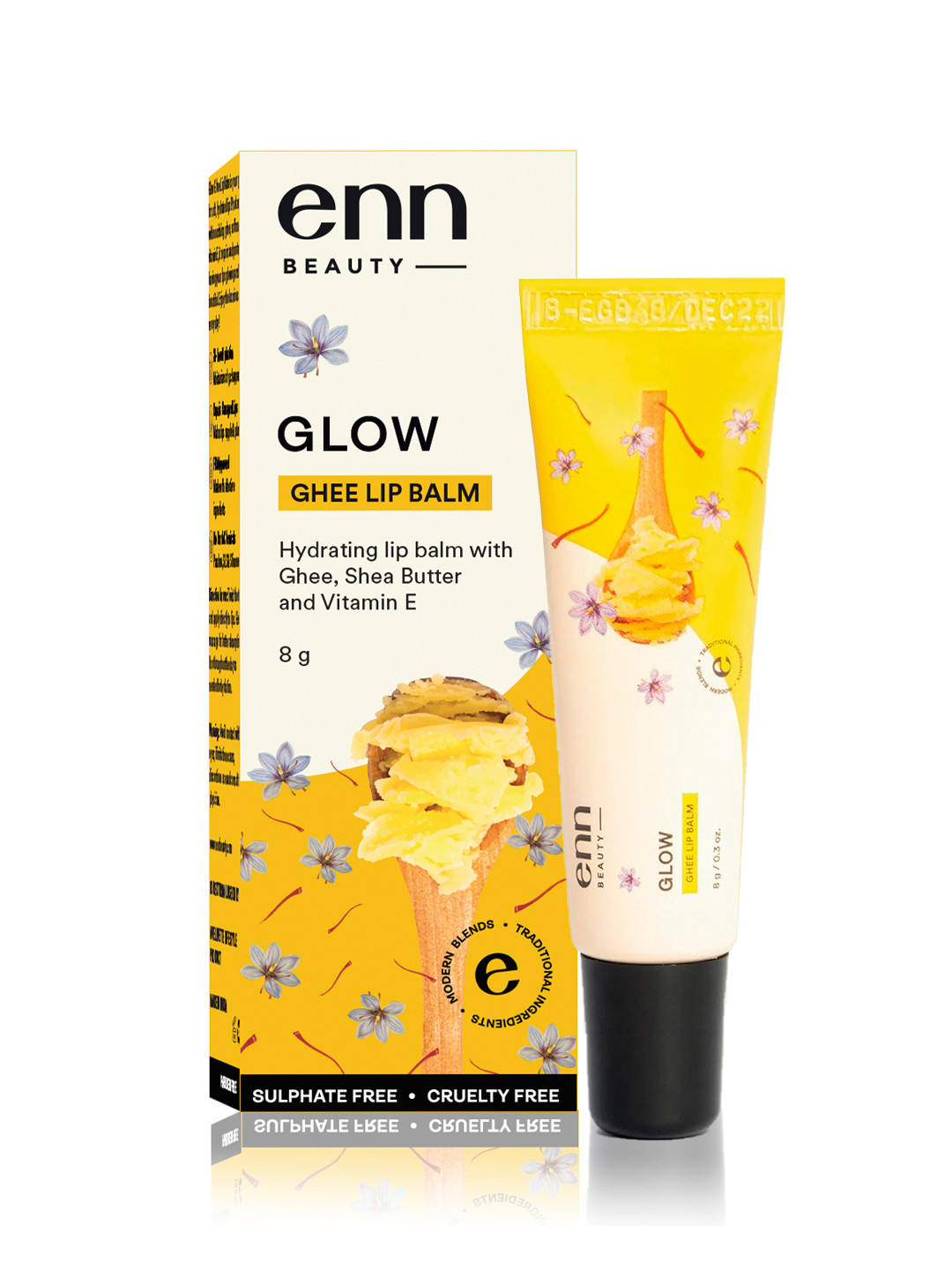 Buy ENN Ghee Infused Lip Balm With Vitamin E & Honey For Dark, Dry ...