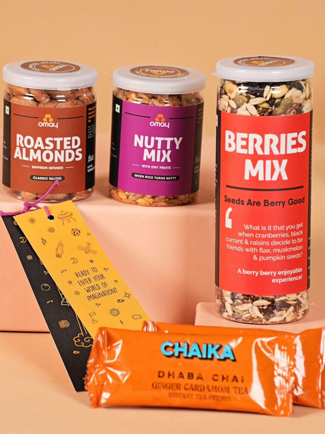 Buy Omay Foods Set Of 7 Binge Worthy Reading Ready Gift Set - Assorted ...