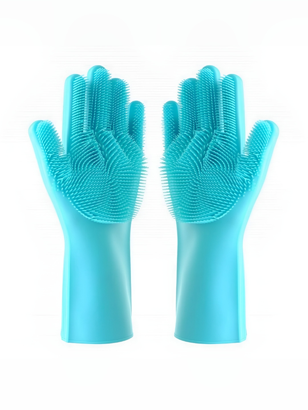 Buy RBGIIT Cleaning Gloves Blue Patterned Kitchen Gloves - Kitchen ...