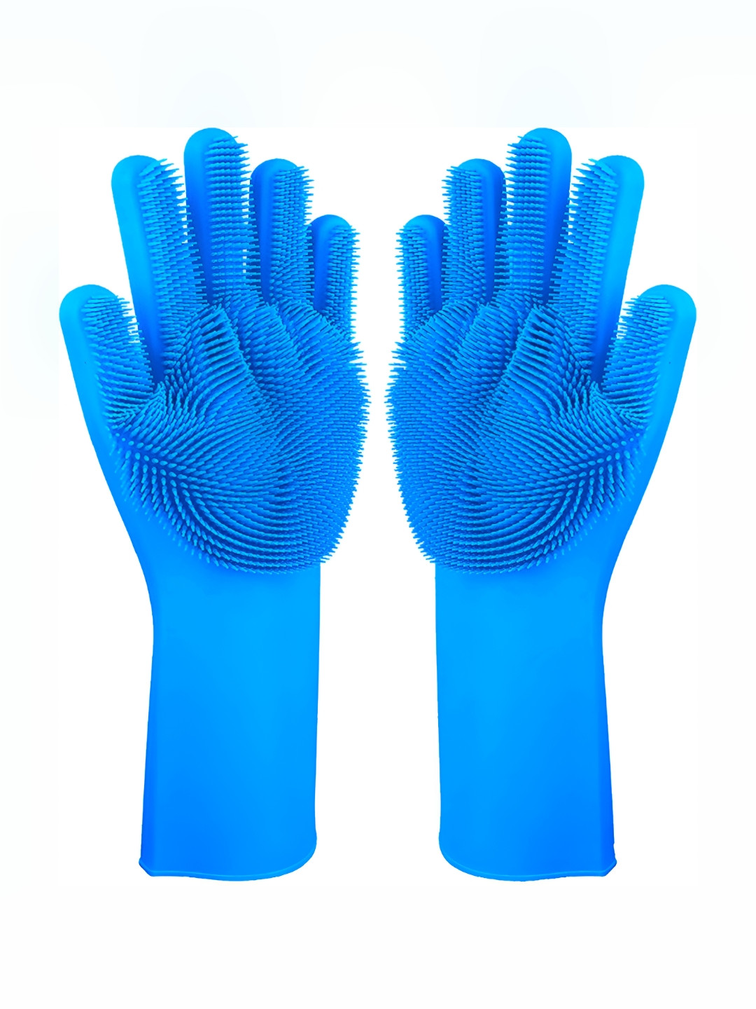 Buy RBGIIT Blue 2 Pieces Dish Washing Kitchen Gloves - Kitchen Gloves ...