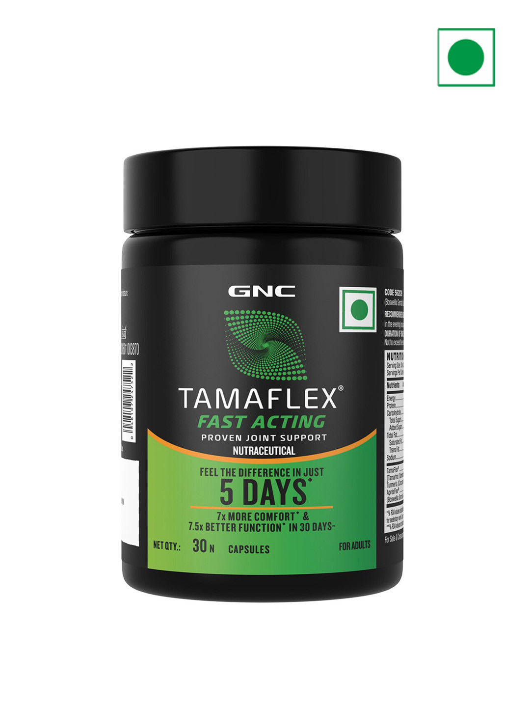 Buy GNC Tamaflex Fast Acting Capsules 30 Capsules - Nutrition And ...