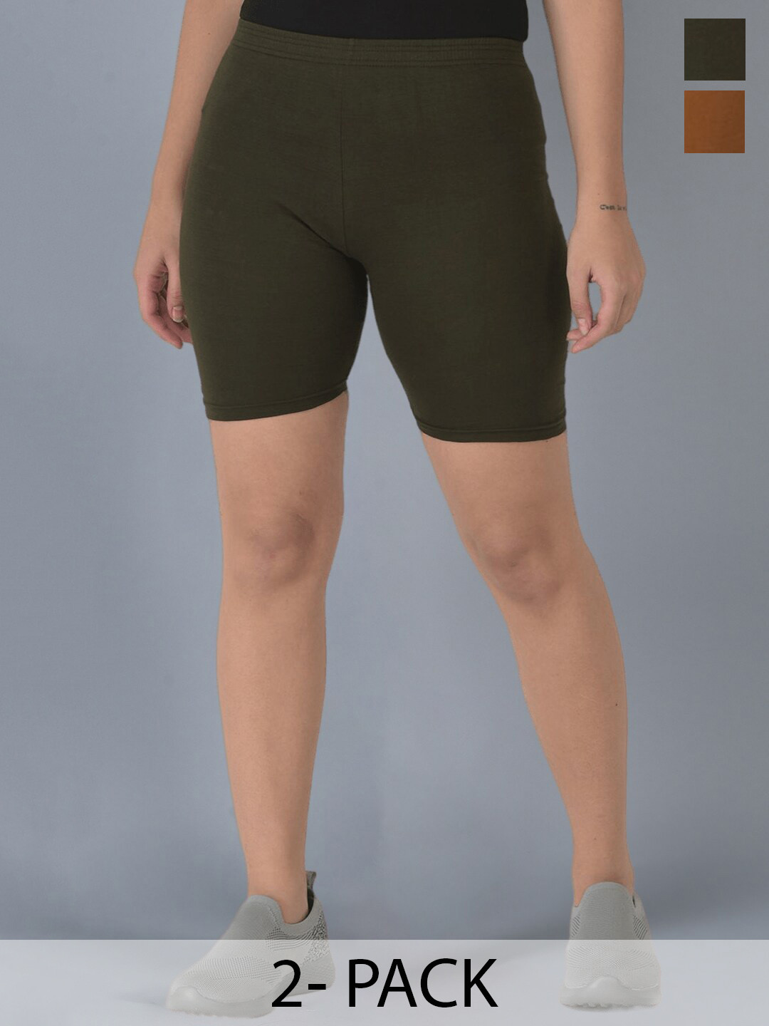 Buy Dollar Missy Pack Of 2 Cotton Cycling Shorts MMBB 451 R3 24 BG BSC ...