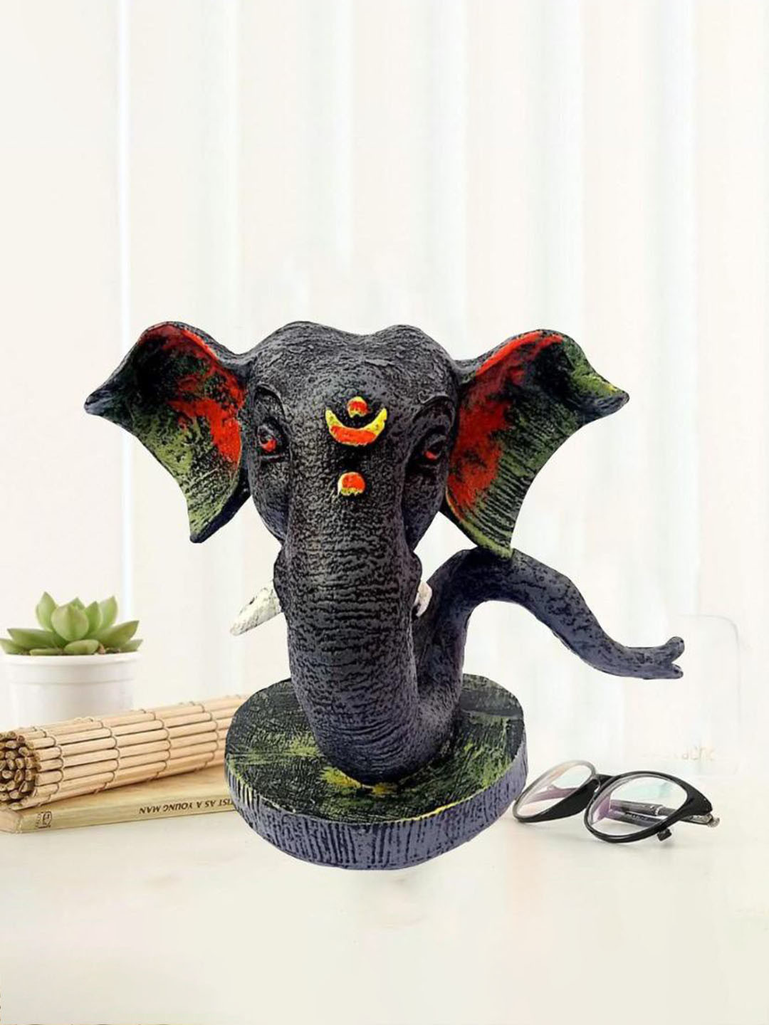Buy Krishnagallery1 Black & Red Religious Idol Showpiece - Showpieces ...