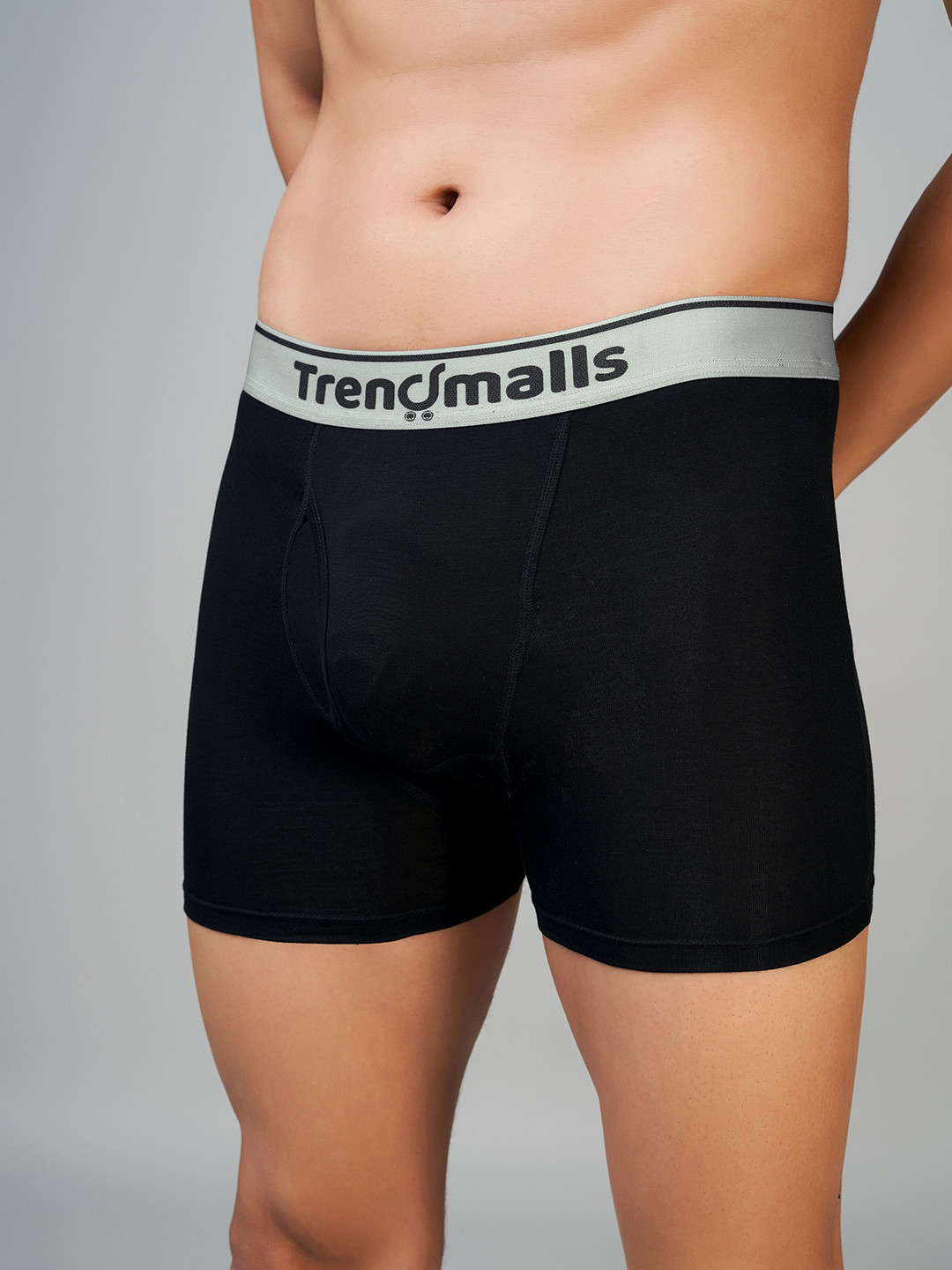 Buy TRENDMALLS Mid Rise Modal Trunk TM MU03 Black S - Trunk for Men ...