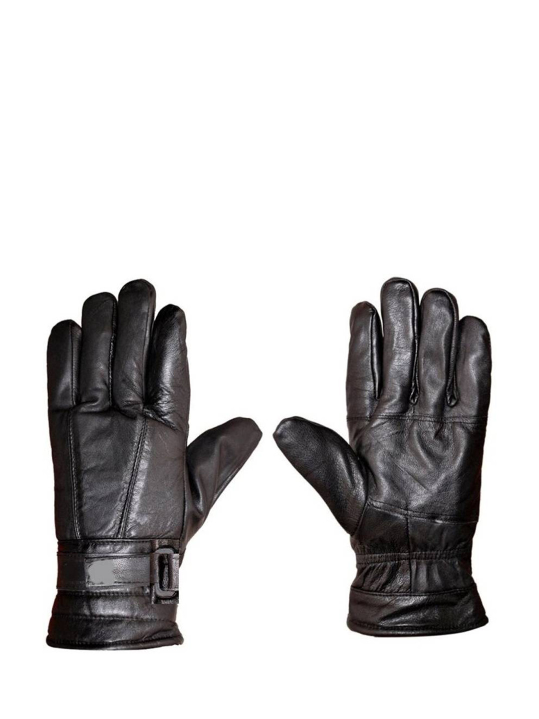 Buy Alexvyan Men Leather Wind & Snow Proof Winter Riding Gloves ...