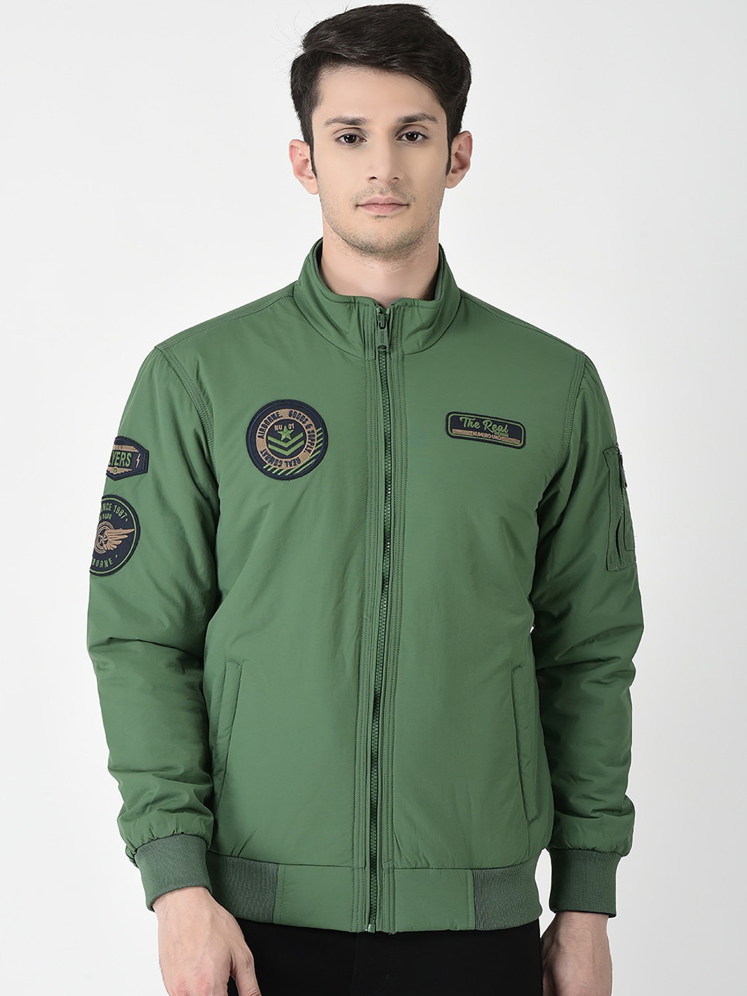 Buy Numero Uno Mock Collar Bomber Jacket - Jackets for Men 27098636 ...