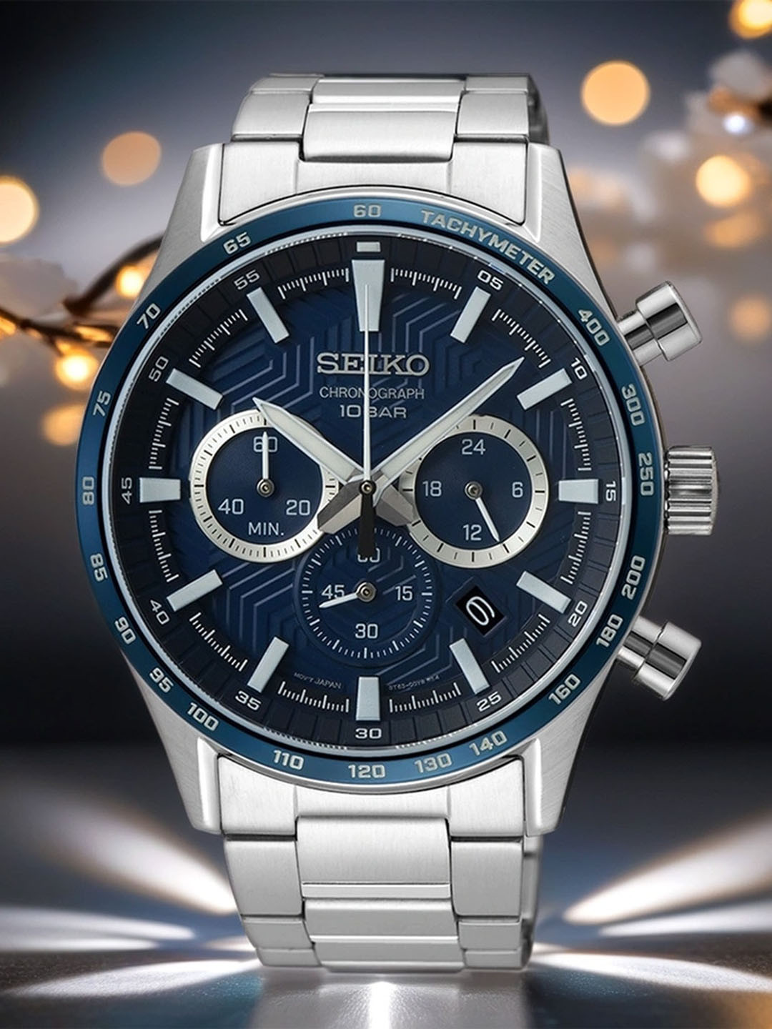 Buy SEIKO Men Stainless Steel Bracelet Style Straps Analogue Motion ...