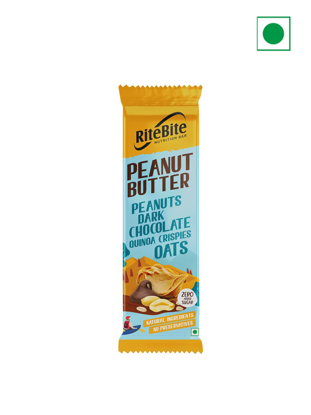 Buy Ritebite Max Protein Pack Of 12 Peanut Butter Bars 40g Each ...