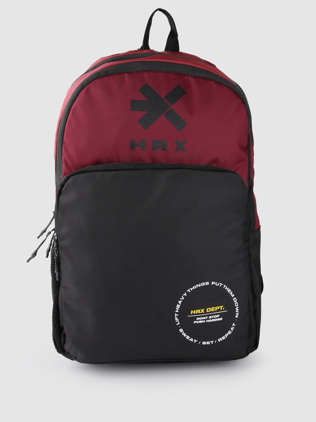 Buy HRX By Hrithik Roshan Unisex Colourblocked Backpack 21.6 L ...