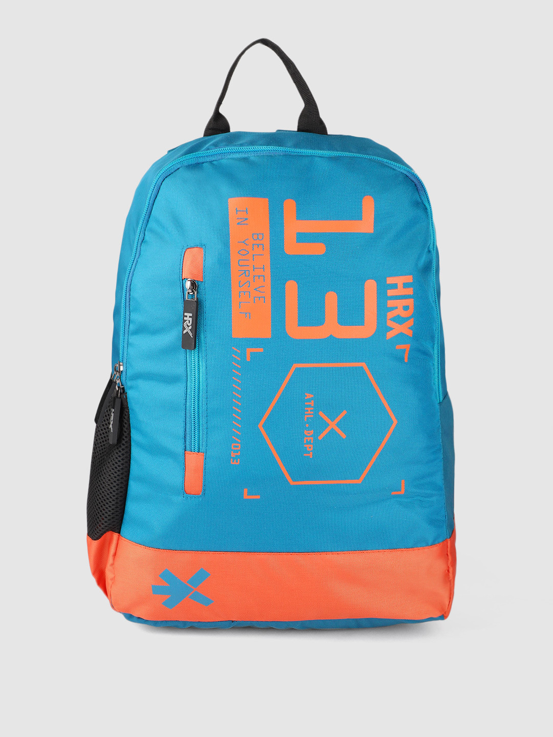 Buy HRX By Hrithik Roshan Unisex Brand Logo Embellished Backpack ...