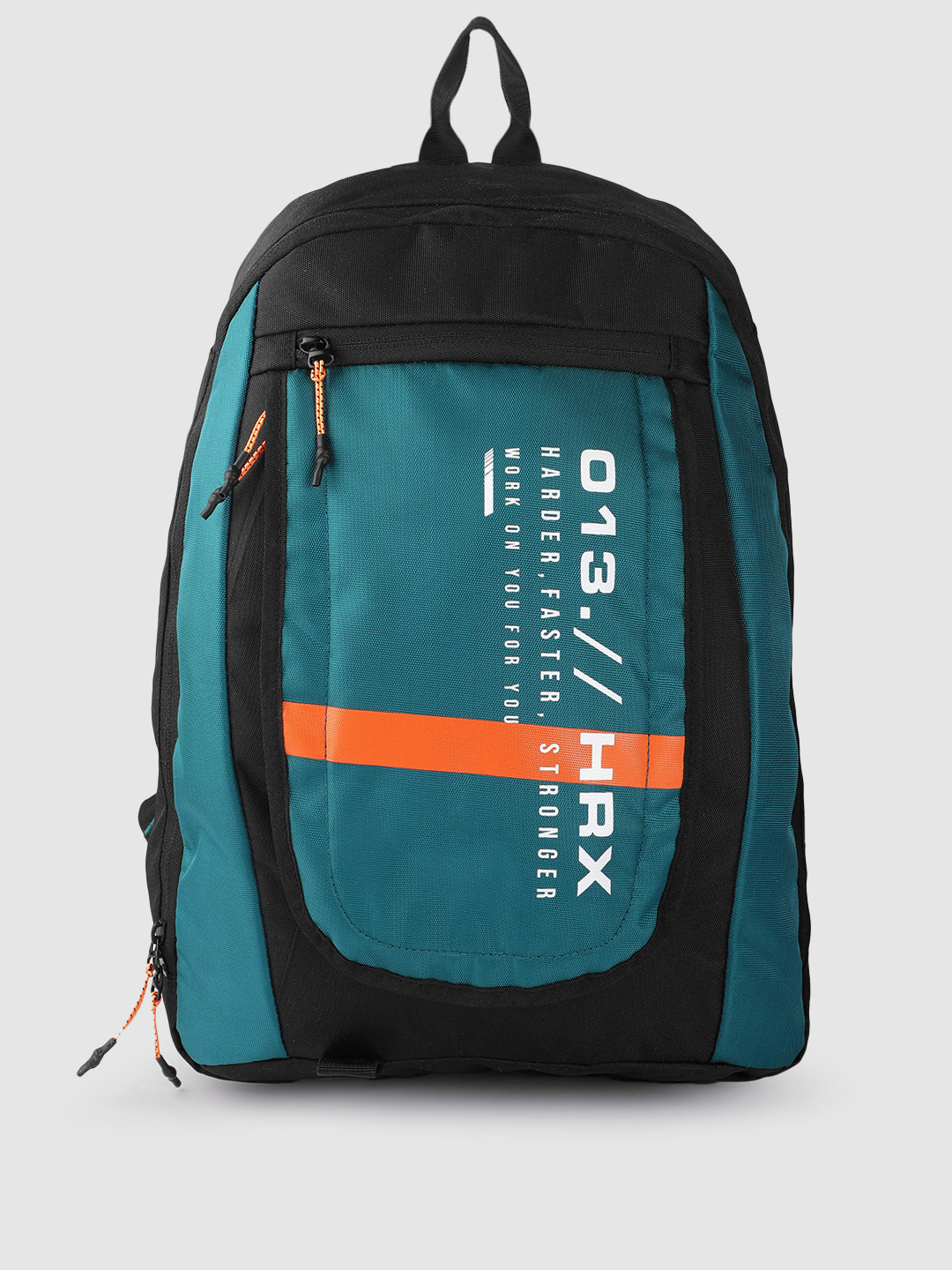 Buy HRX By Hrithik Roshan Unisex Typography Printed Backpack 20.25 L ...