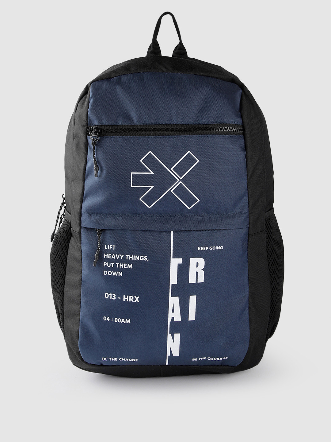 Buy HRX By Hrithik Roshan Unisex Brand Logo Print Backpack - Backpacks ...