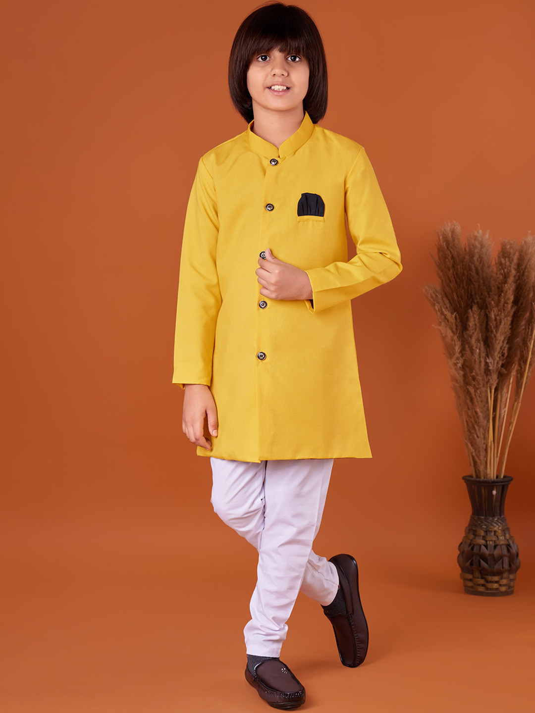Buy BAESD Boys Regular Kurta With Pyjamas - Kurta Sets for Boys ...