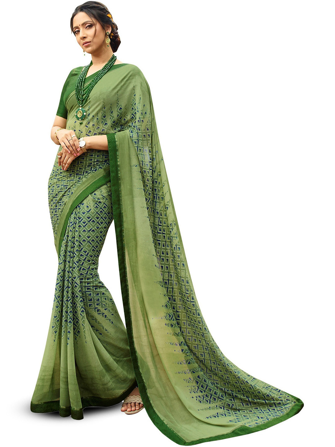 Buy ROOP SUNDARI SAREES Pure Georgette Saree - Sarees for Women ...