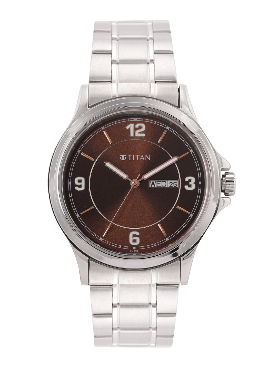 Buy Titan Men Stainless Steel Bracelet Style Analogue Watch 1870SM02 ...