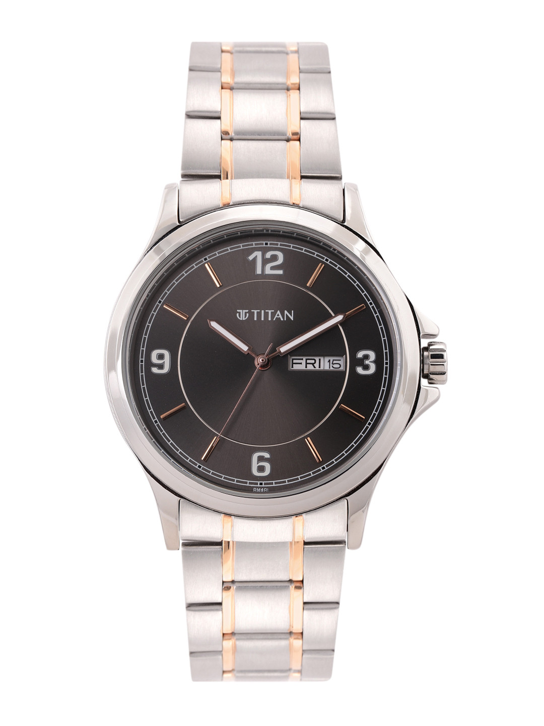 Buy Titan Men Stainless Steel Bracelet Style Analogue Watch 1870KM02 ...