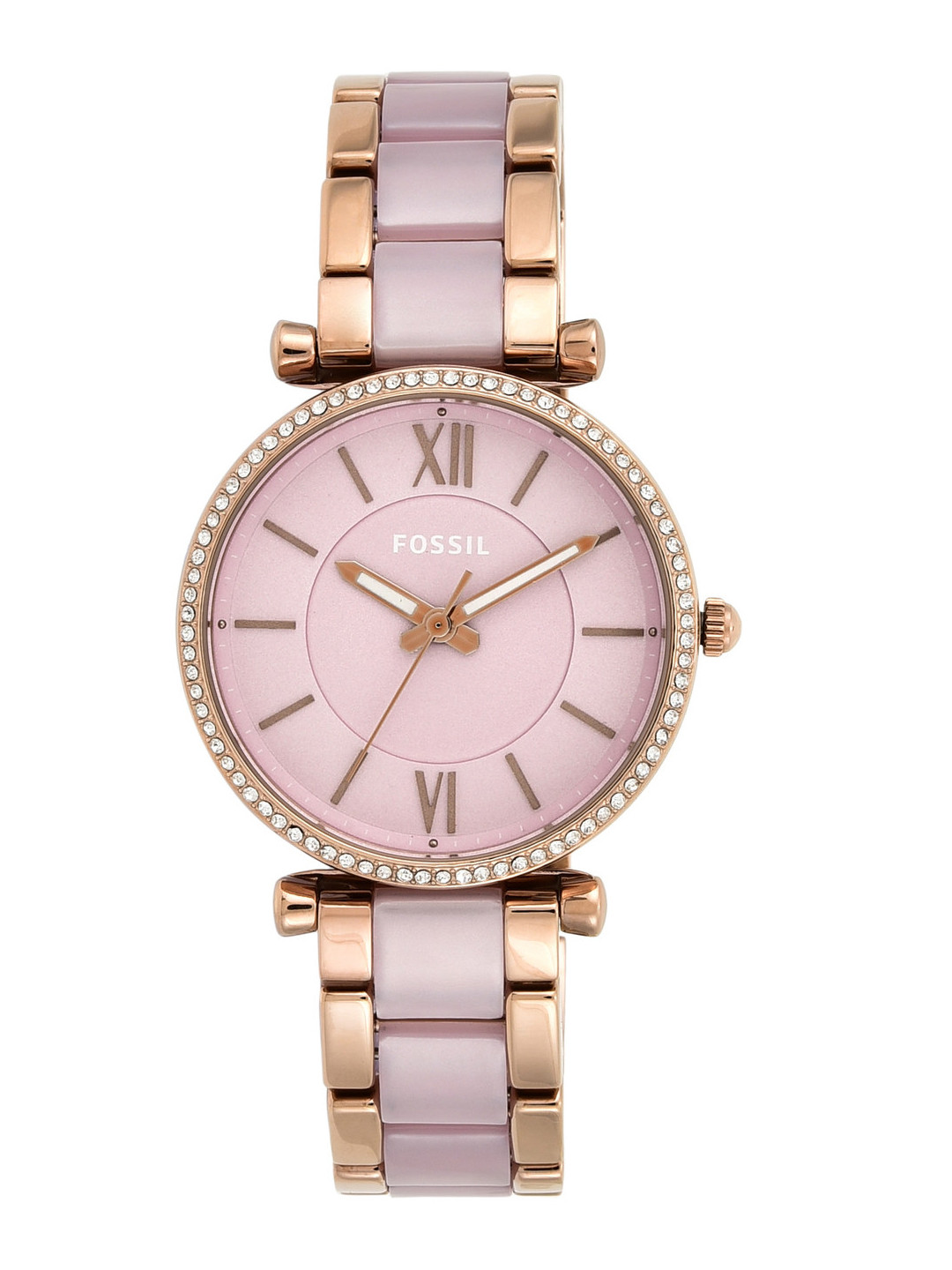 Buy Fossil Women Pink & Rose Gold Analogue Watch - Watches for Women ...