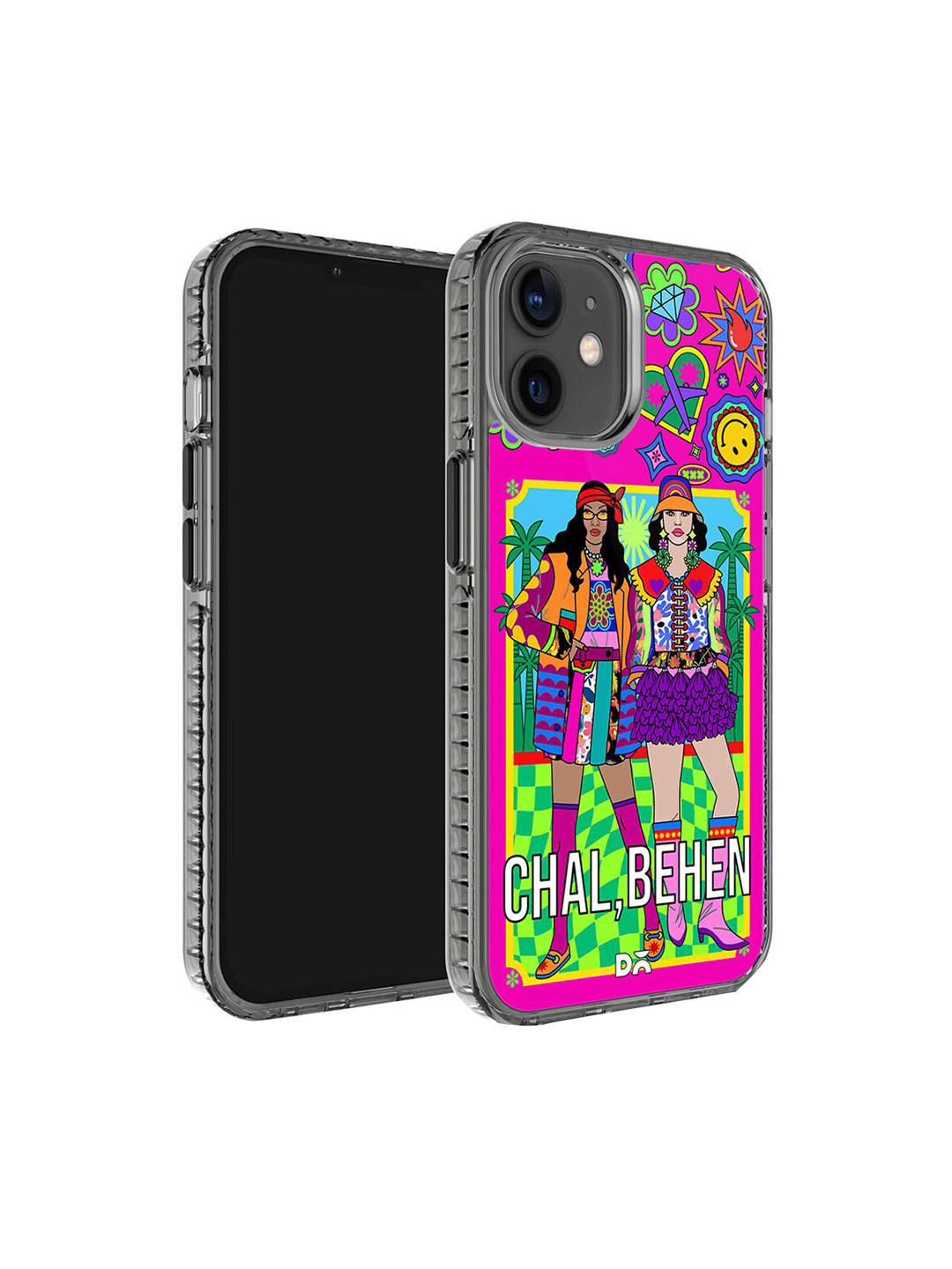 Buy DailyObjects Printed IPhone 12 Super Slim Back Case - Mobile ...