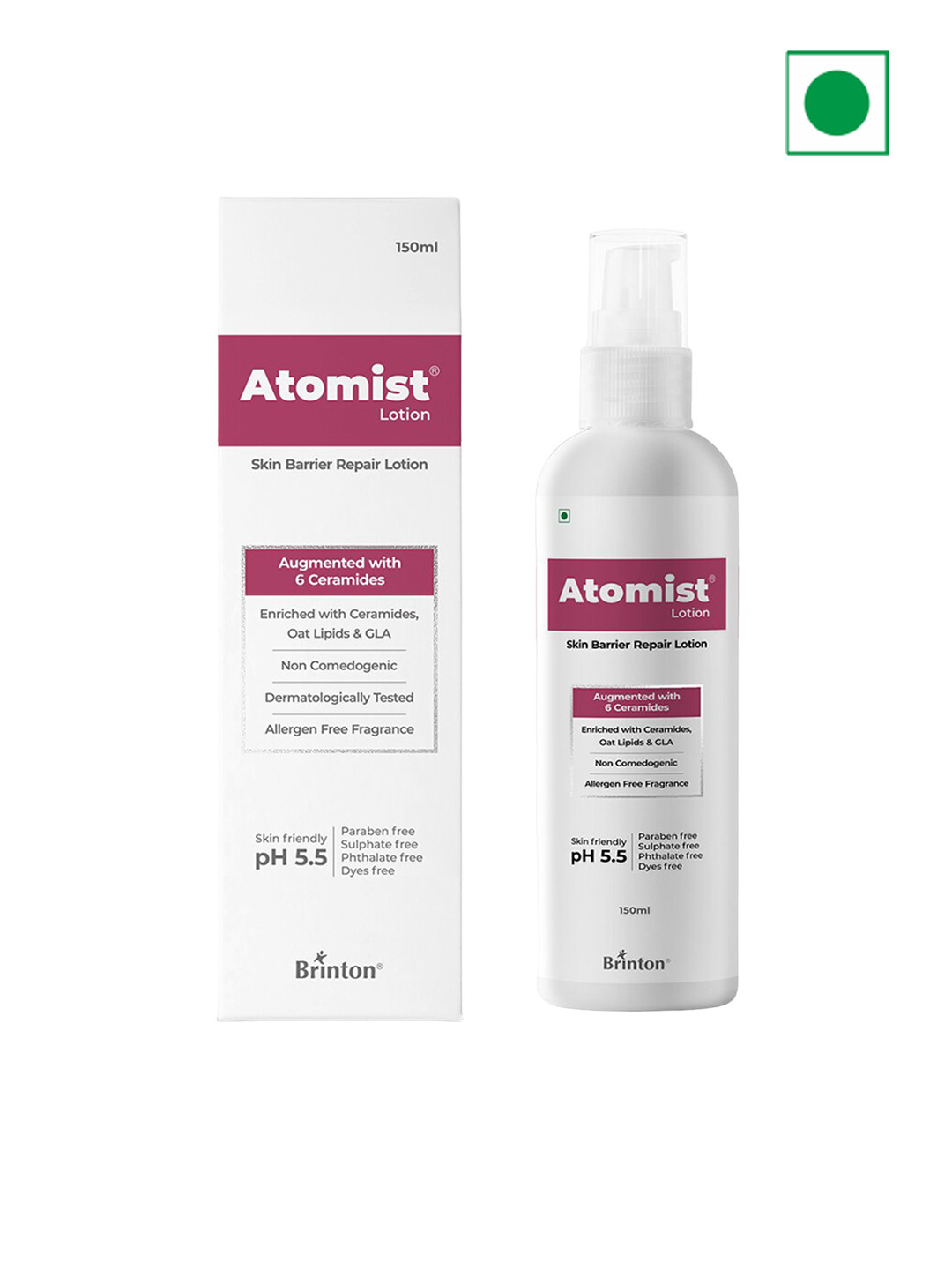 Buy Brinton Atomist Skin Barrier Repair Body Lotion With Ceramides ...