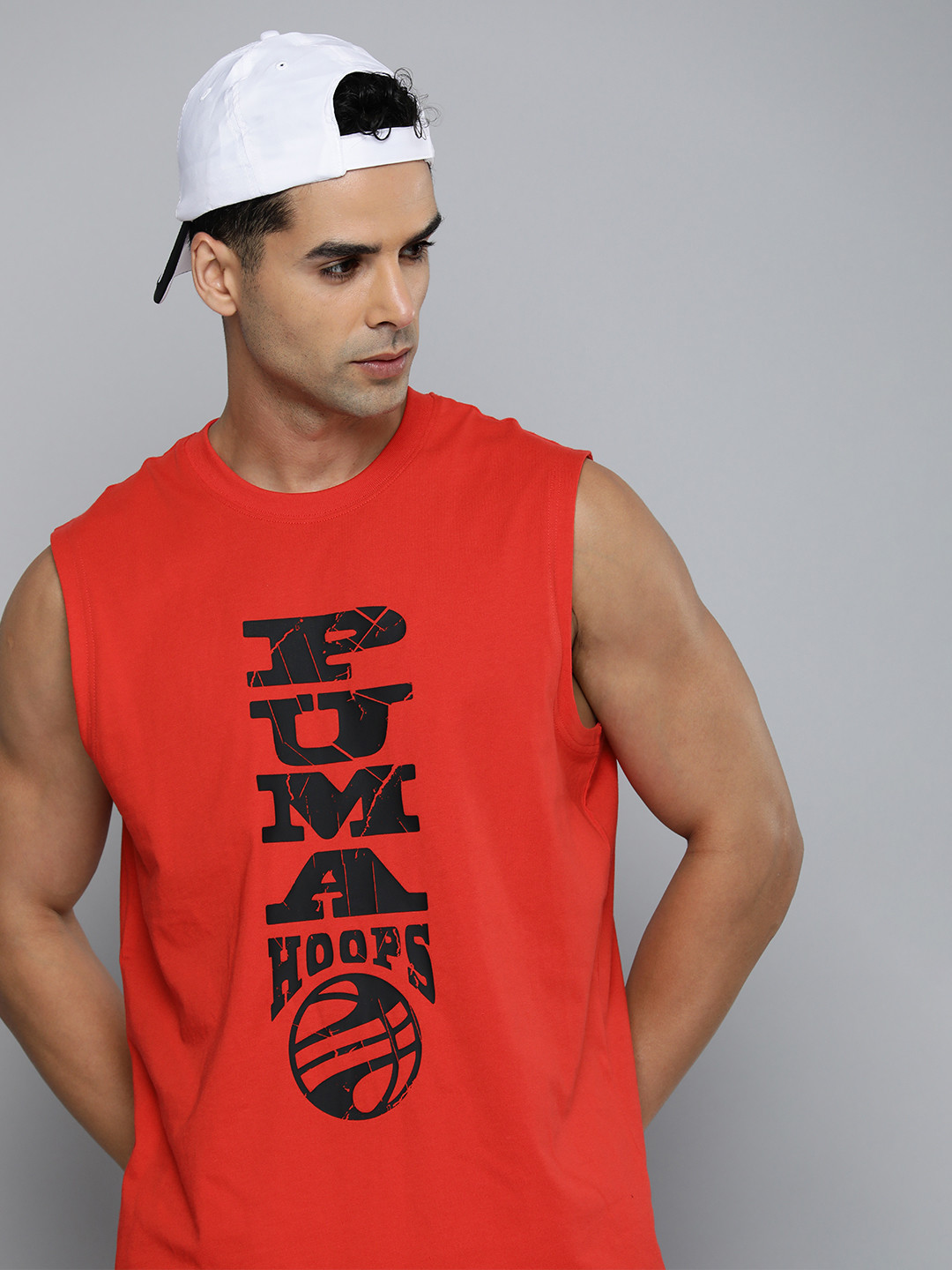 Buy Puma Pure Cotton The Hooper Basketball Tank - Tshirts for Men ...