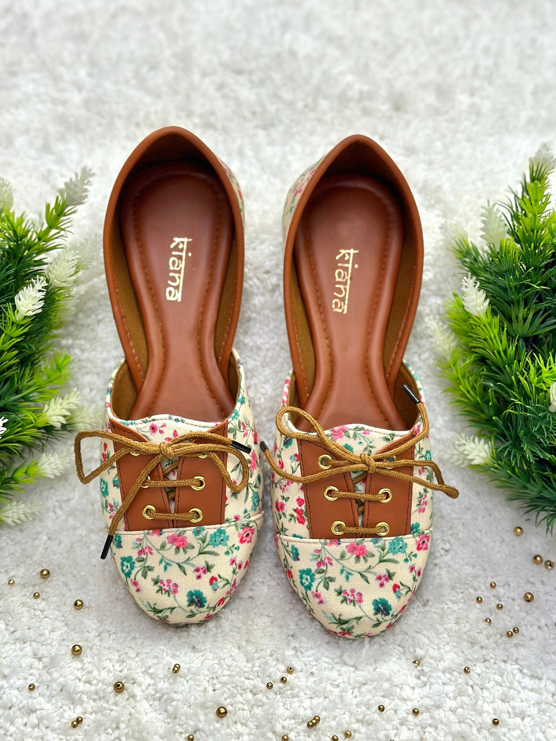 Buy Kiana House Of Fashion Women Printed Round Toe Loafers - Casual ...