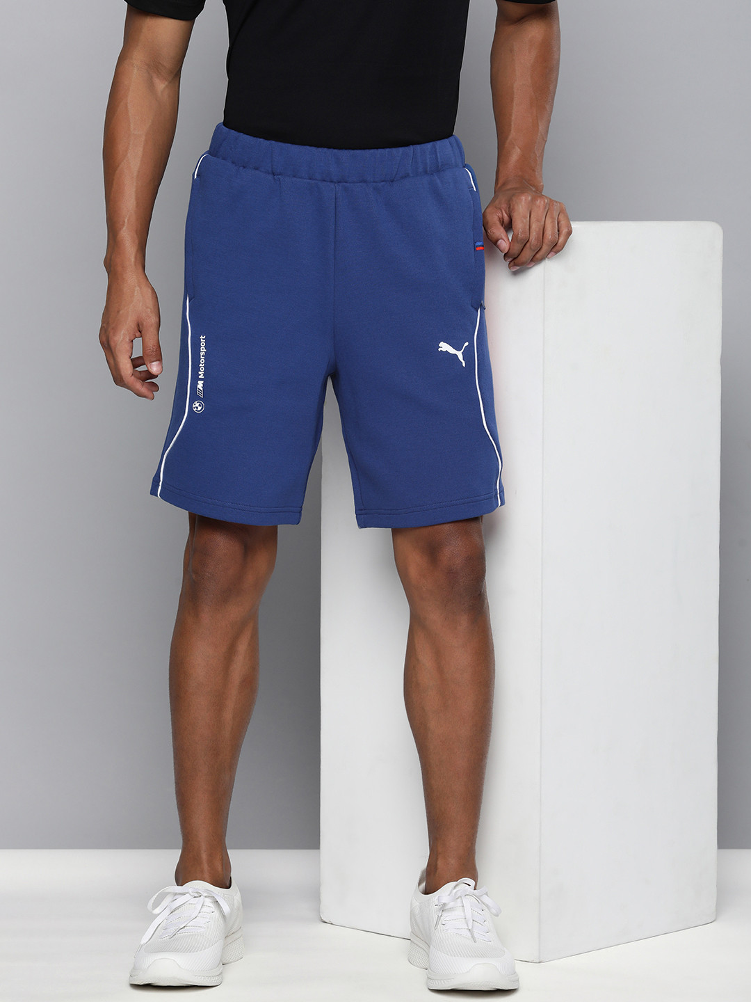Buy PUMA Motorsport Men Solid BMW M Motorsport Regular Shorts - Shorts ...