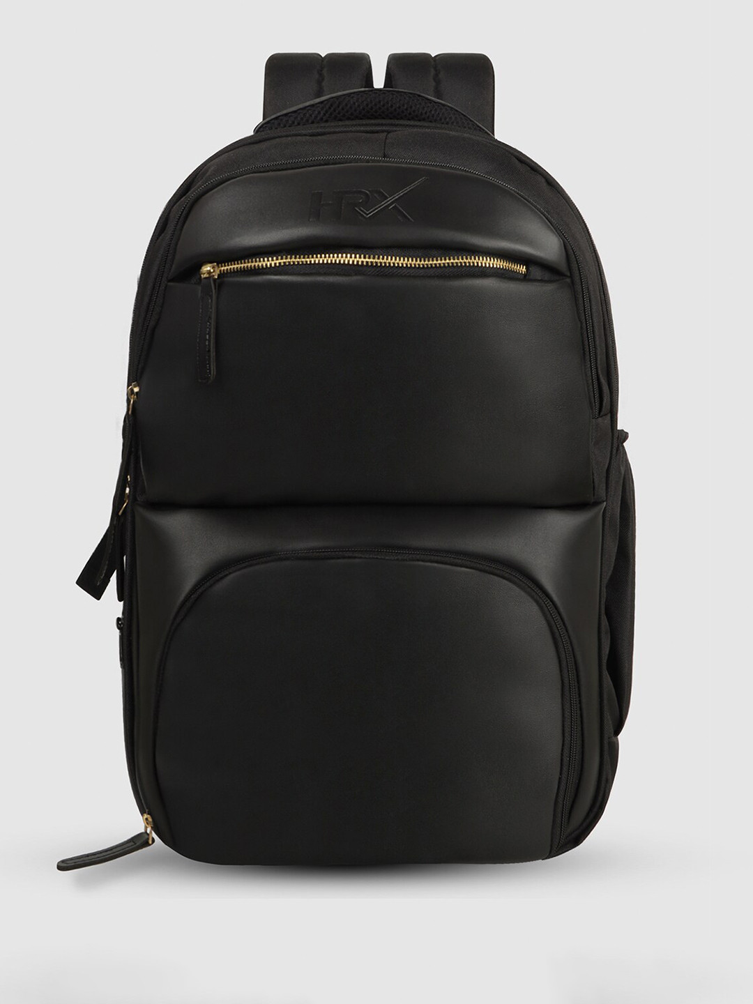 Buy HRX By Hrithik Roshan Black Unisex Reflective Strip Backpack With ...