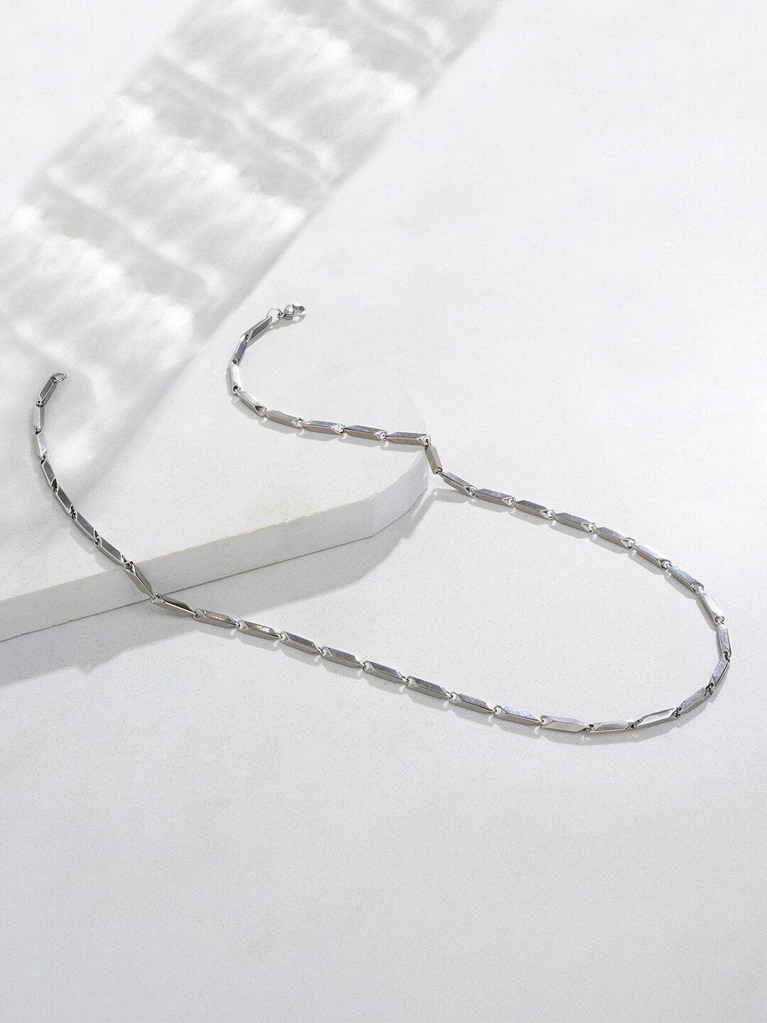 Buy JOKER & WITCH Men Silver Plated Chain - Necklace And Chains for Men ...