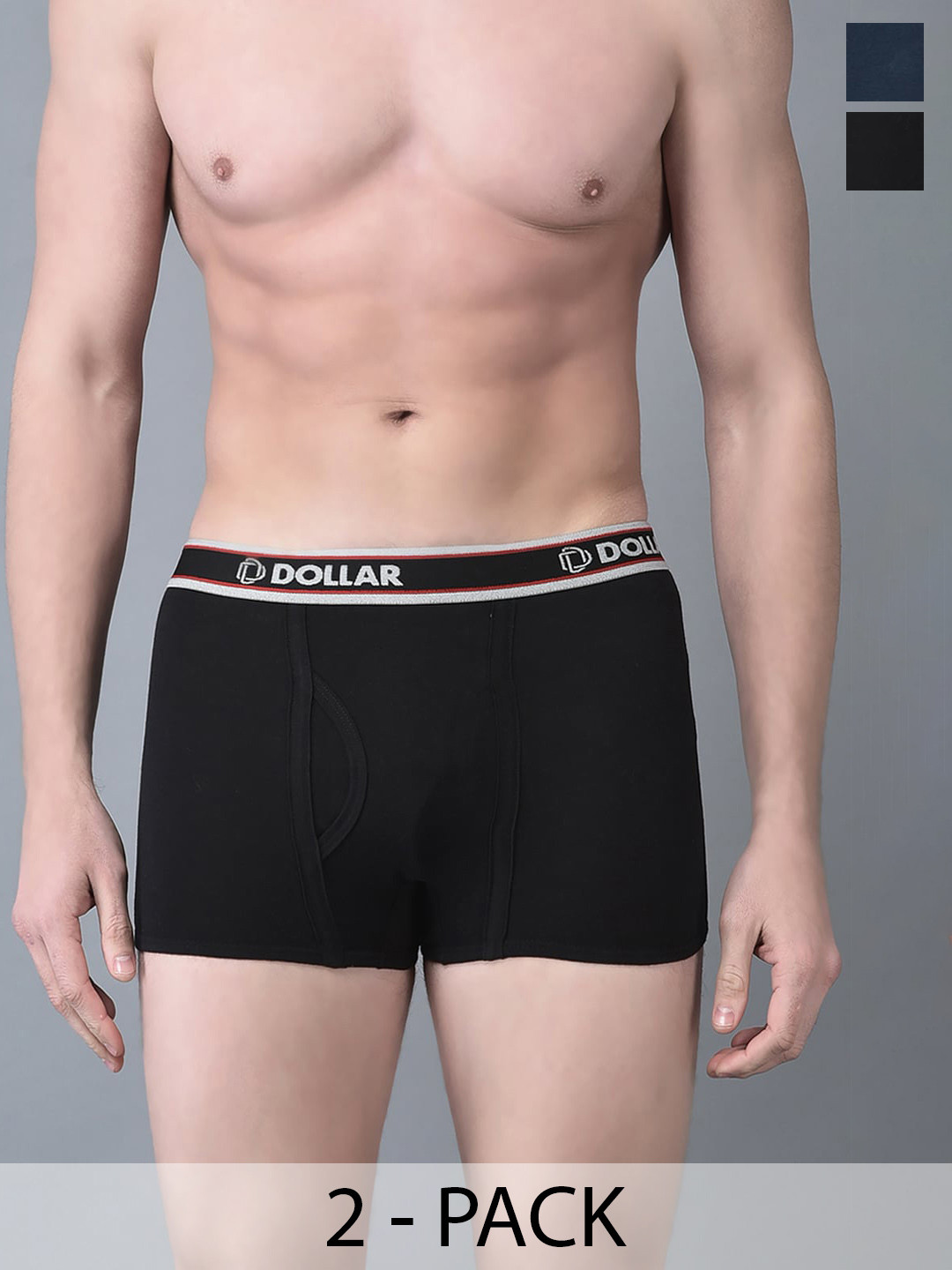 Buy Dollar Bigboss Pack Of 2 Assorted Combed Cotton Trunks MBTR 01 MINI ...