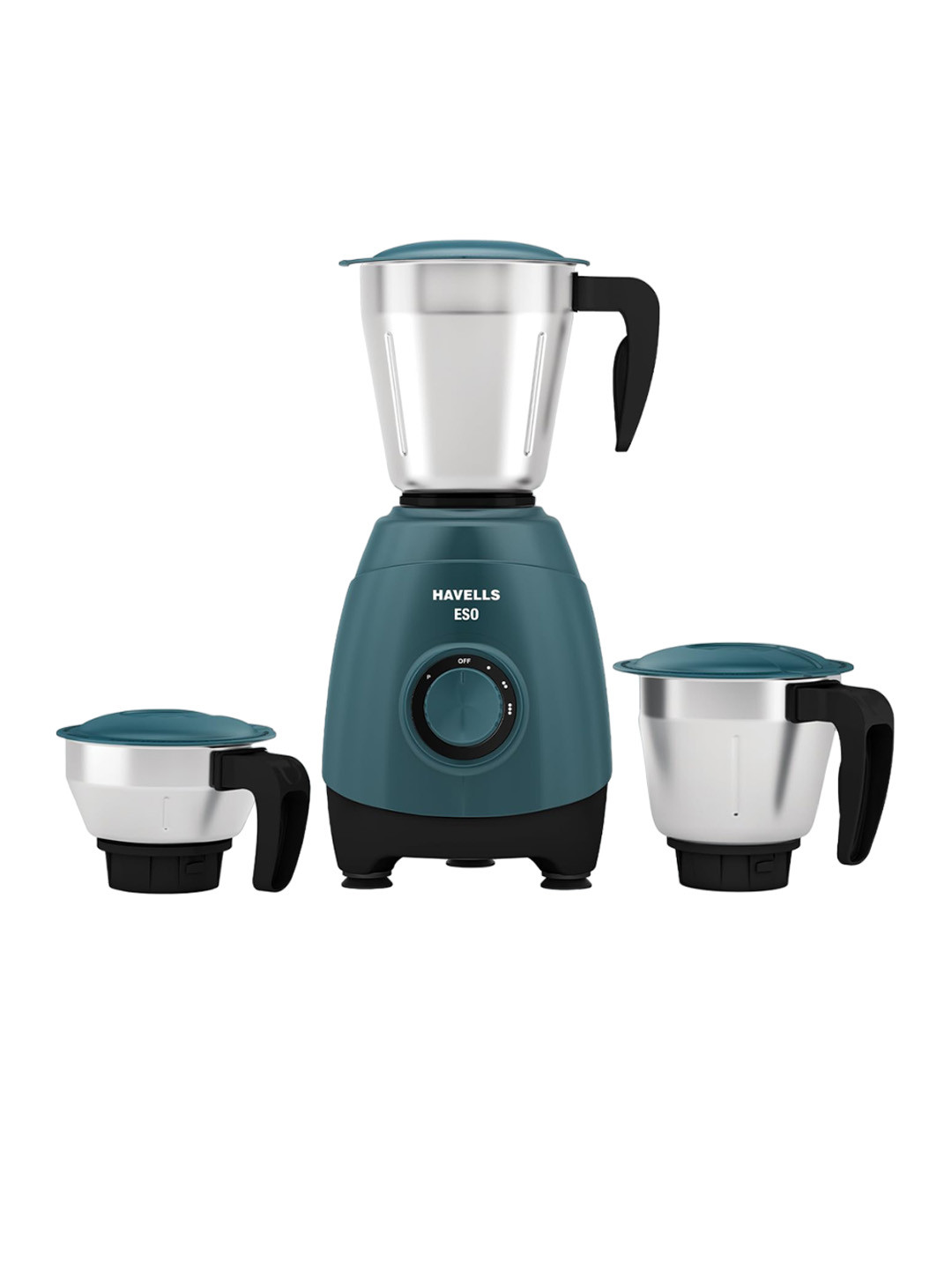 Buy Havells Eso MG Teal 3 Pcs 750 W In Built Overload Protector Mixer ...