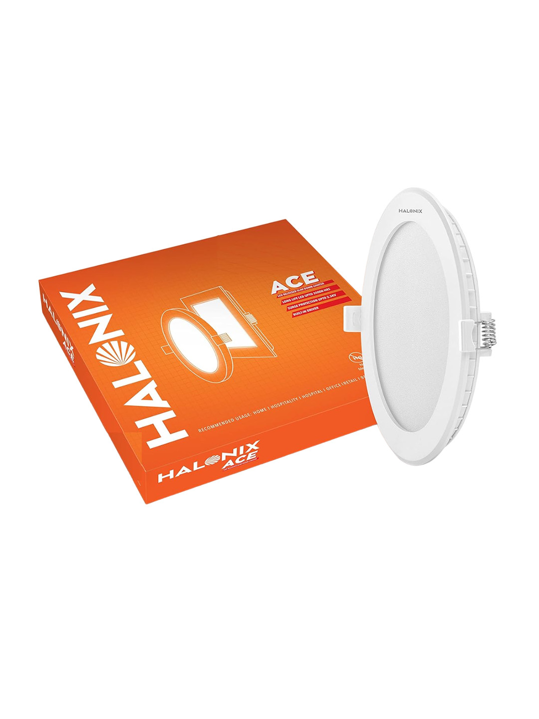 Buy Halonix White Abstract Shaped Metal Ceiling Lamps - Ceiling Lamps ...