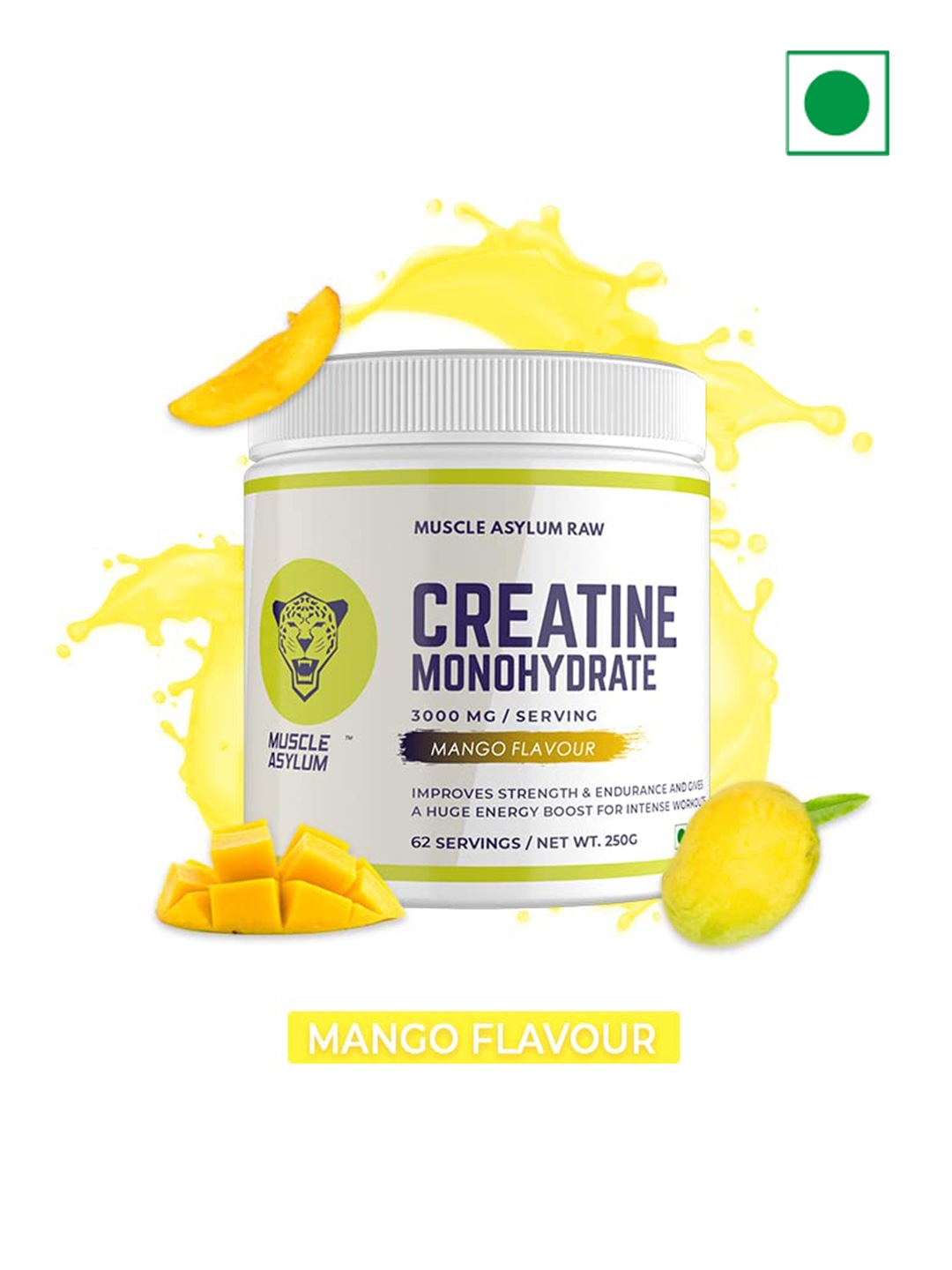Buy Muscle Asylum Creatine Monohydrate Enhanced Absorption 100 Pure