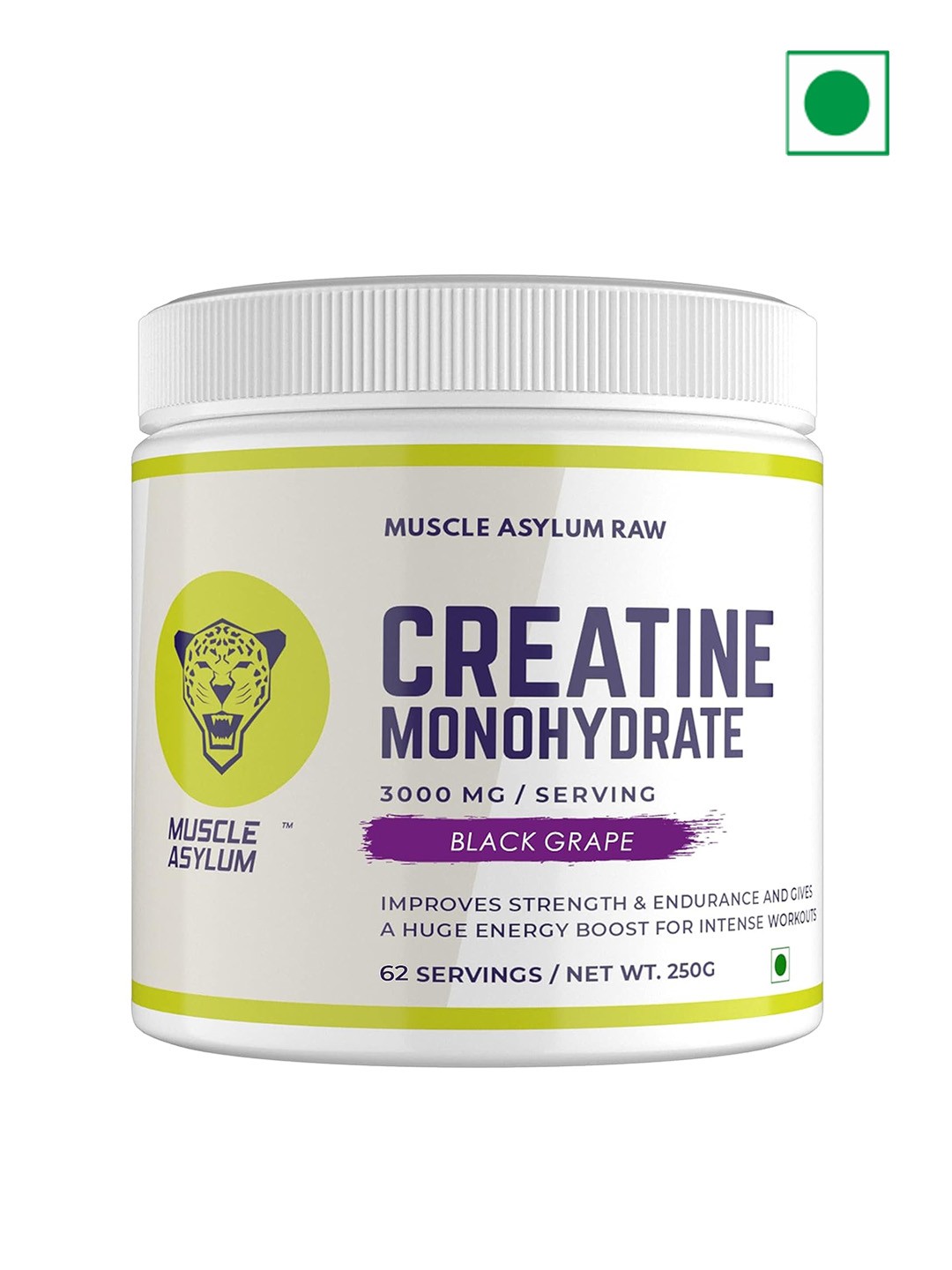 Buy Muscle Asylum Creatine Monohydrate Pure Creatine 250 Gms Pre Or