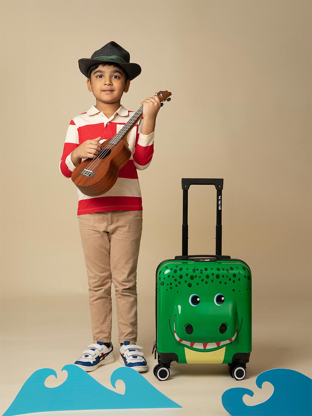 Buy Nasher Miles TTT Zoo Polycarbonate Cabin Green Trolley Bag 17 Inch ...