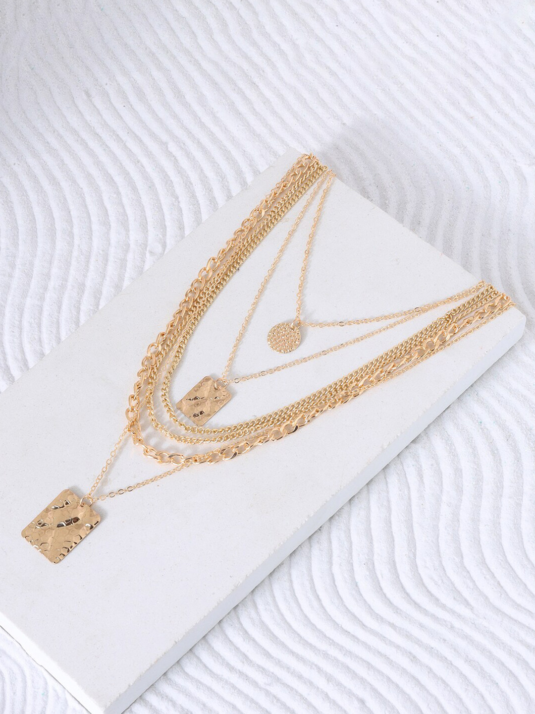 Buy JOKER & WITCH Gold Plated Layered Necklace - Necklace And Chains ...