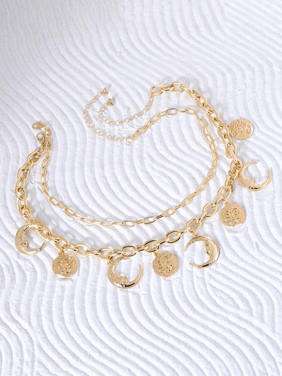 Buy JOKER & WITCH Gold Plated Elenora Statement Necklace - Necklace And ...