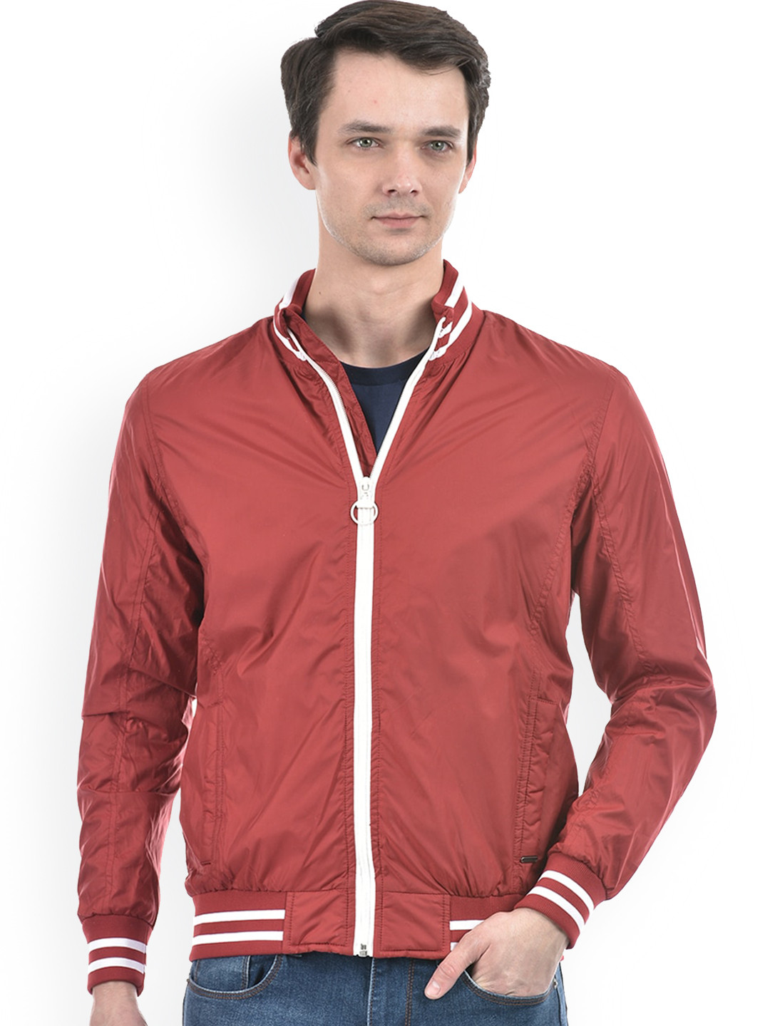 Buy Numero Uno Mock Collar Lightweight Bomber Jacket - Jackets for Men ...