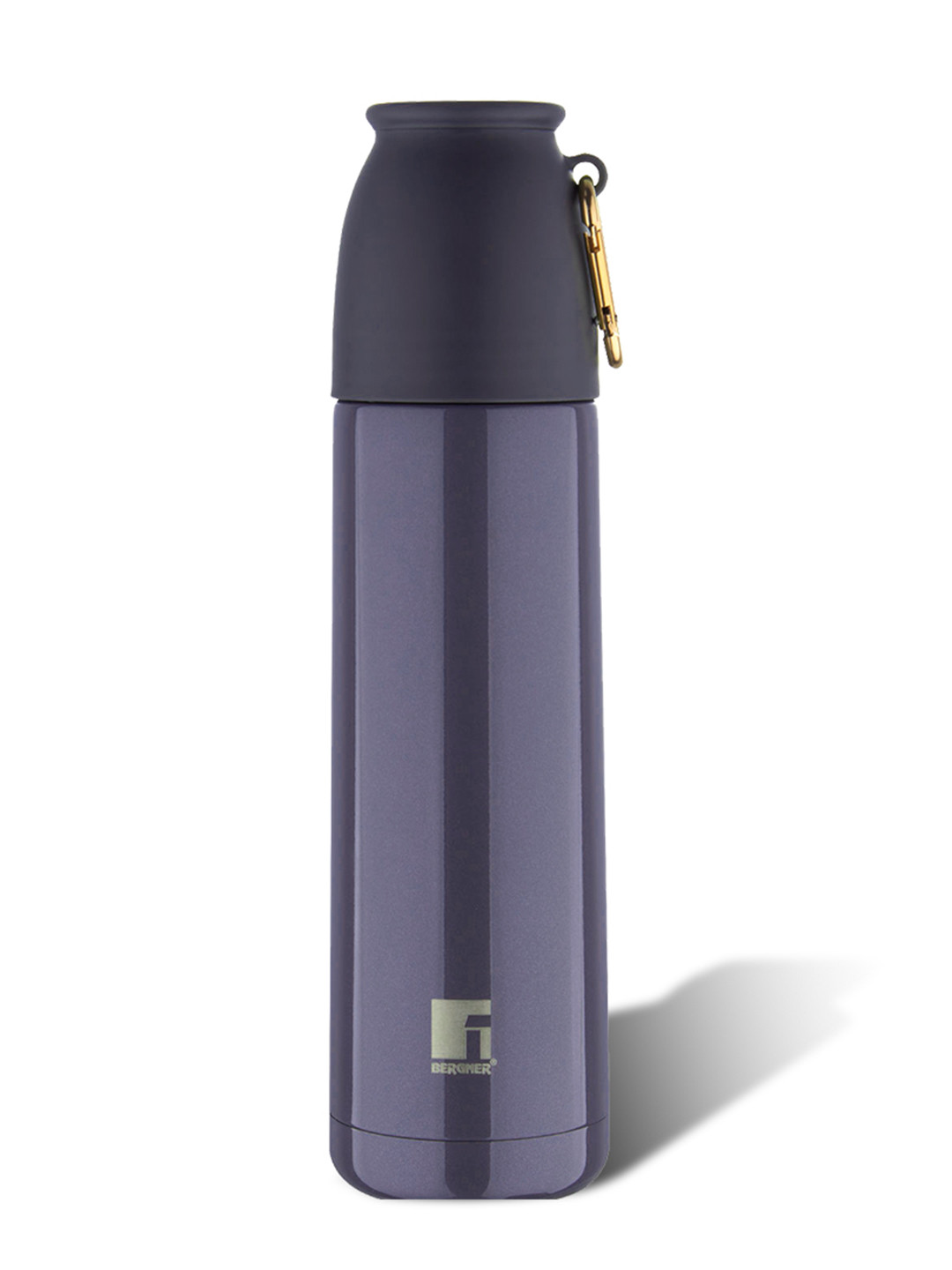 Buy BERGNER Grey Stainless Steel Flask Water Bottle 500ml - Water ...