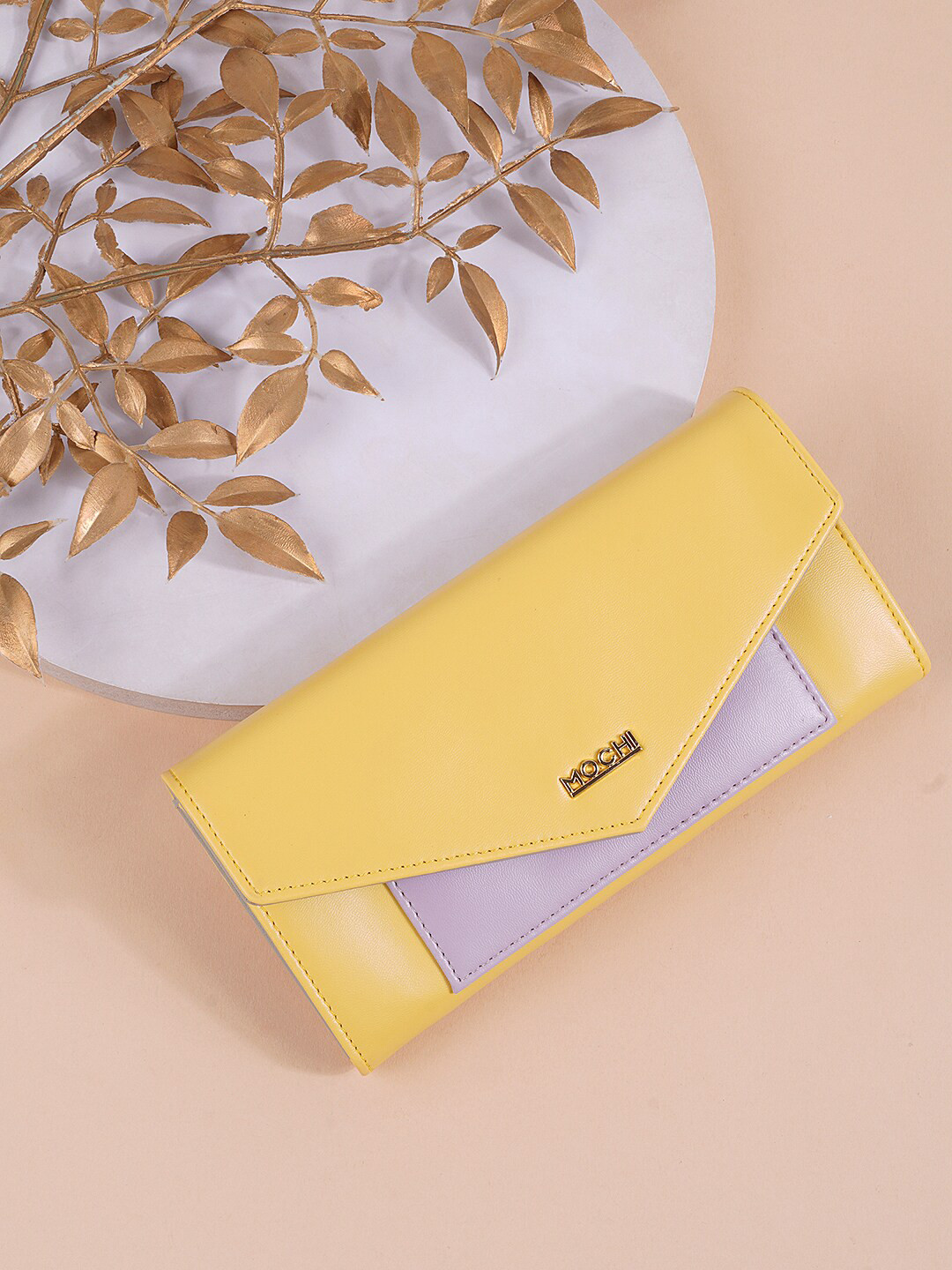 Buy Mochi Women Colourblocked Envelope Wallet - Wallets for Women ...