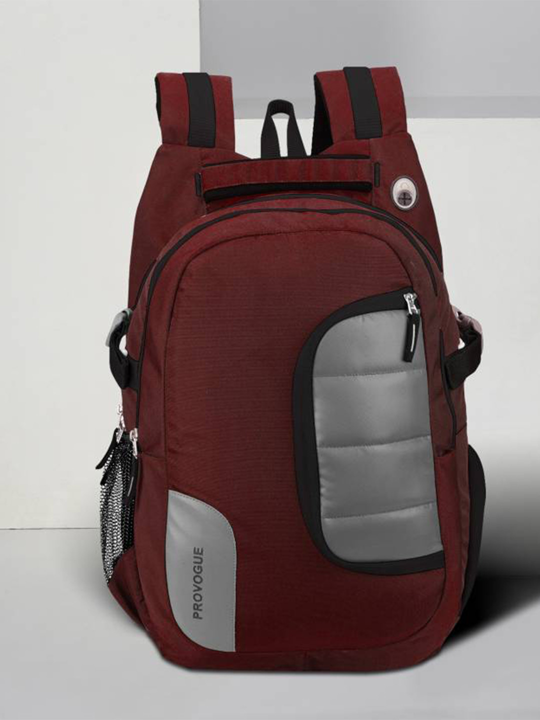 Buy Provogue Unisex Padded Backpack With Reflective Strip Up To 18 Inch ...