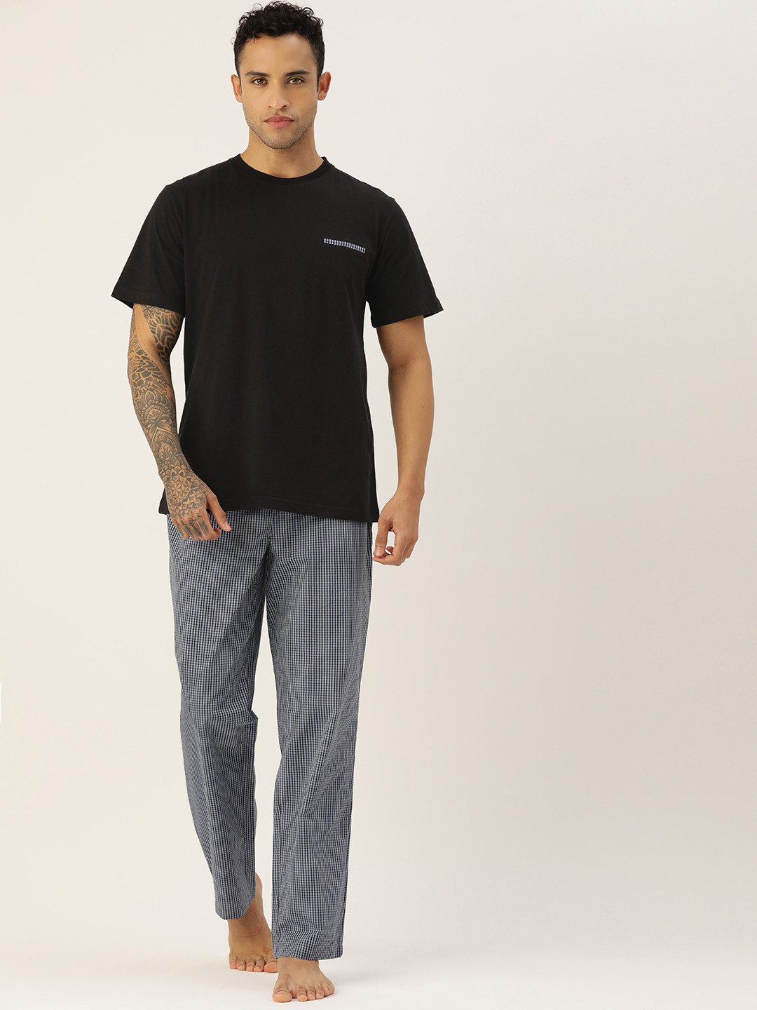 Buy ETC Men Pure Cotton Night Suit - Night Suits for Men 27237976 | Myntra