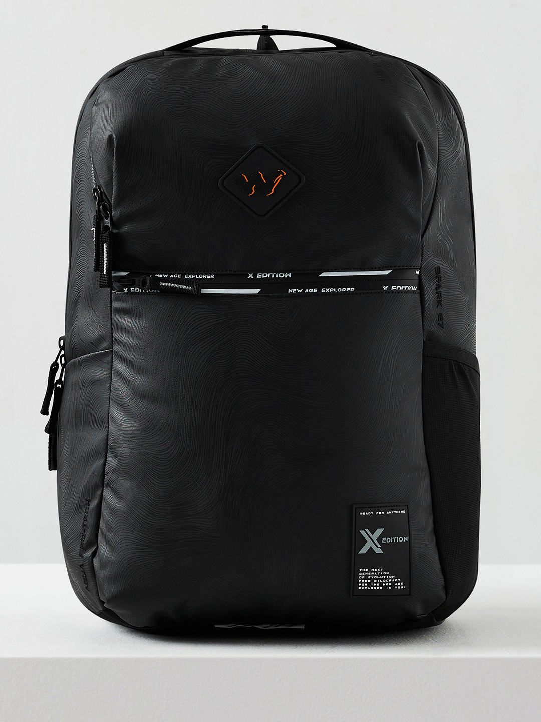 Buy Wildcraft Unisex Textured Backpack With Rain Cover Up To 18 Inch ...