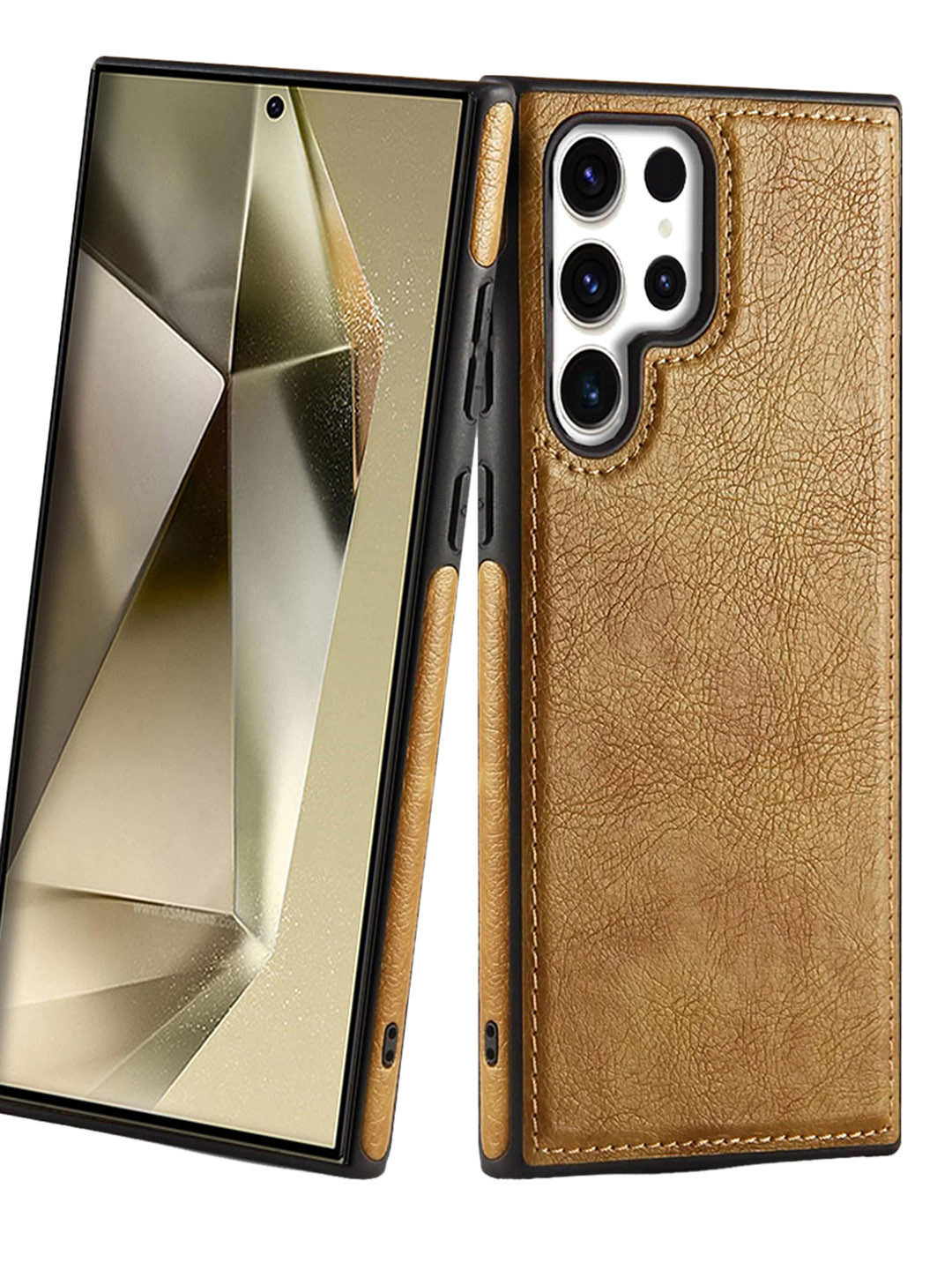 Buy Karwan Samsung S24 Ultra Leather Back Case - Mobile Accessories for ...